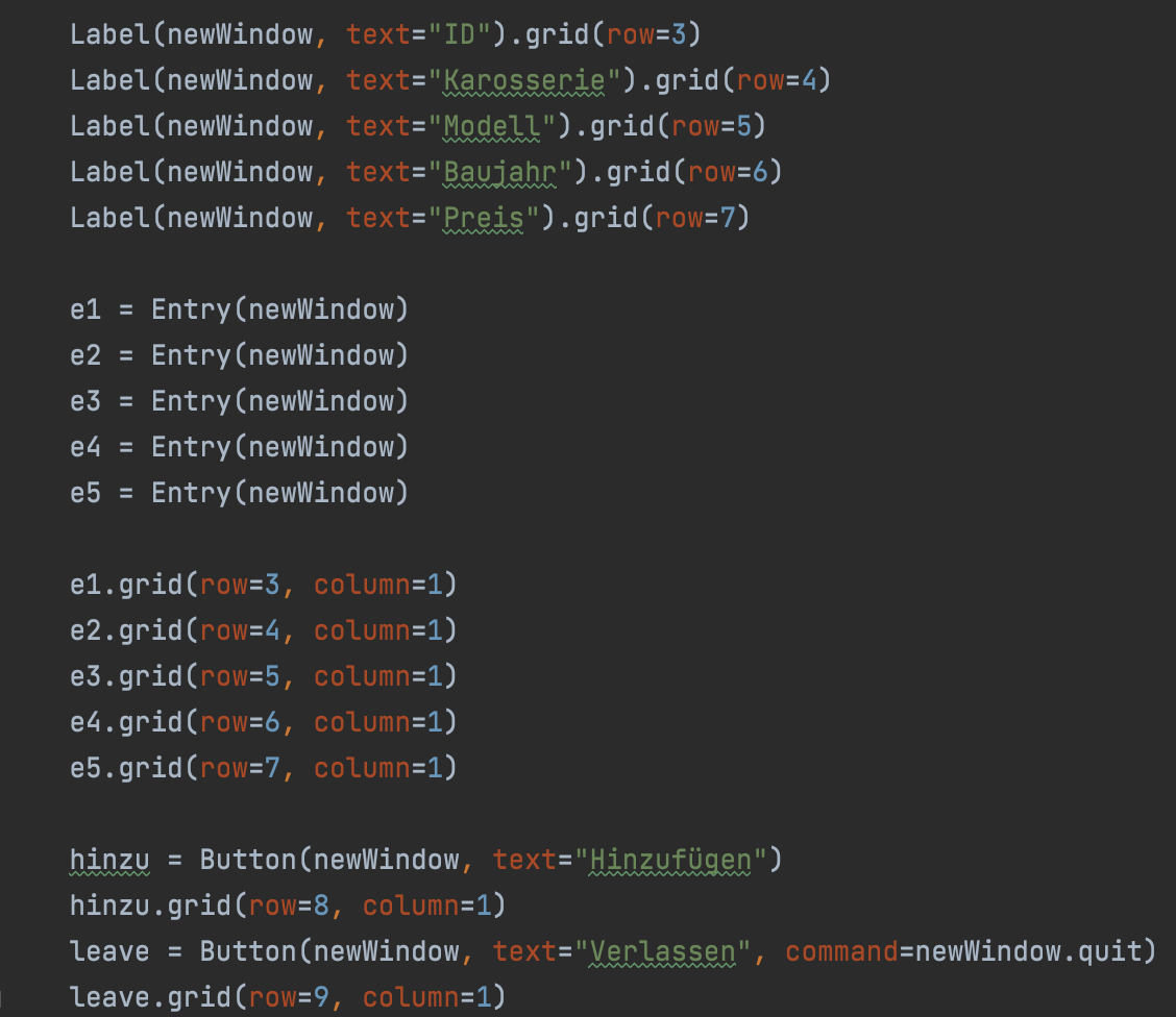 Python Tkinter Daten auslesen? (Computer, Technik, Technologie)