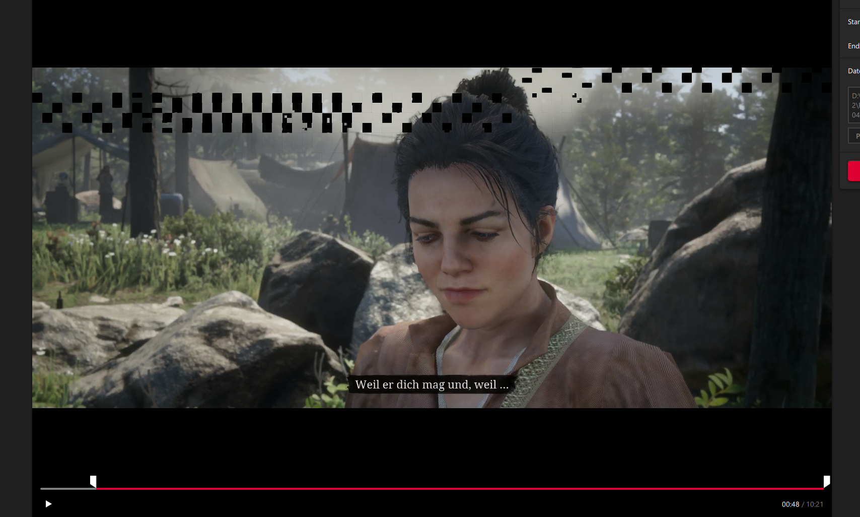 RDR2 schwarze Streifen? (PC, Computerspiele, Rockstar Games)