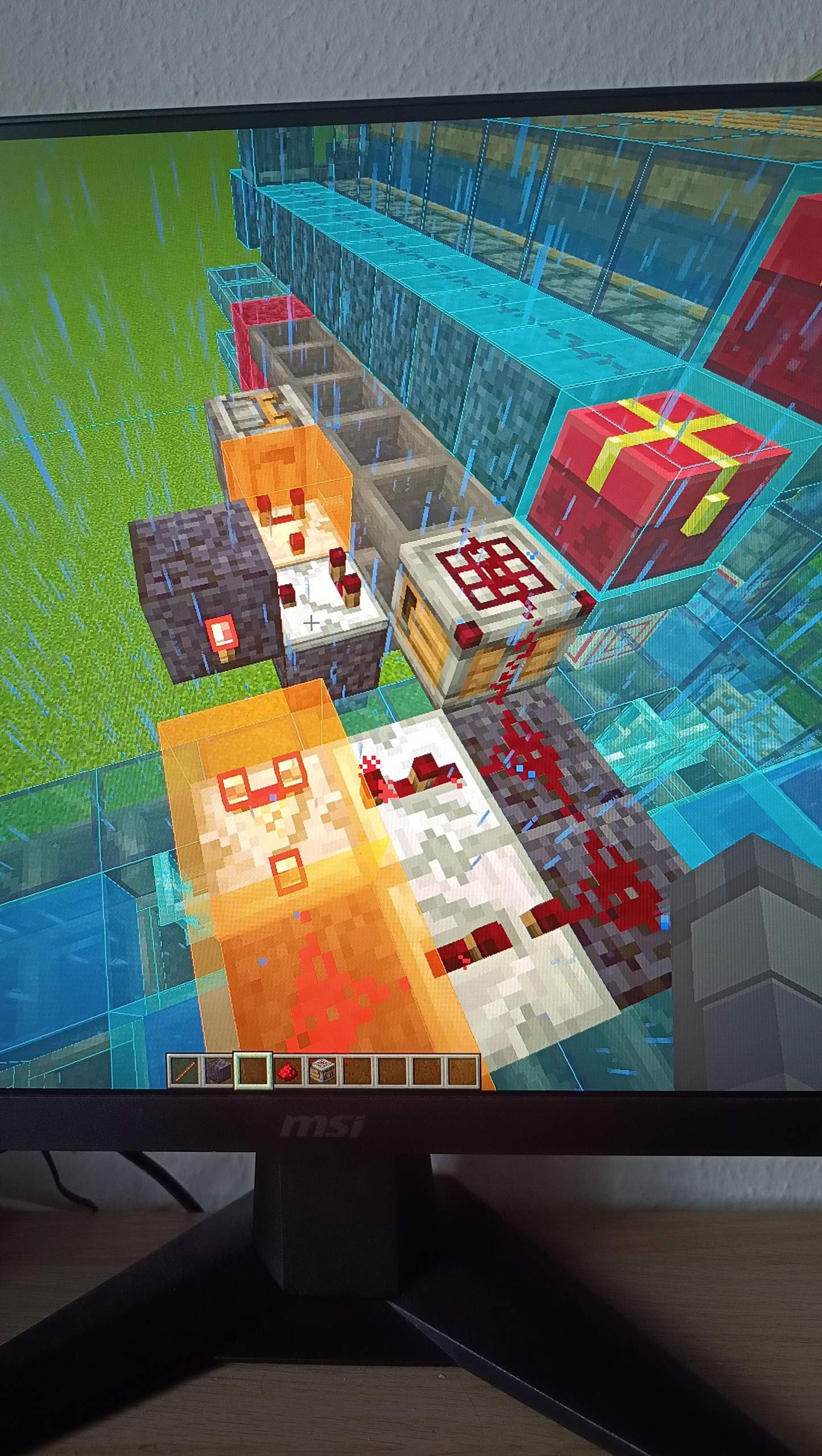 redstone hilfe Minecraft kelp farm?