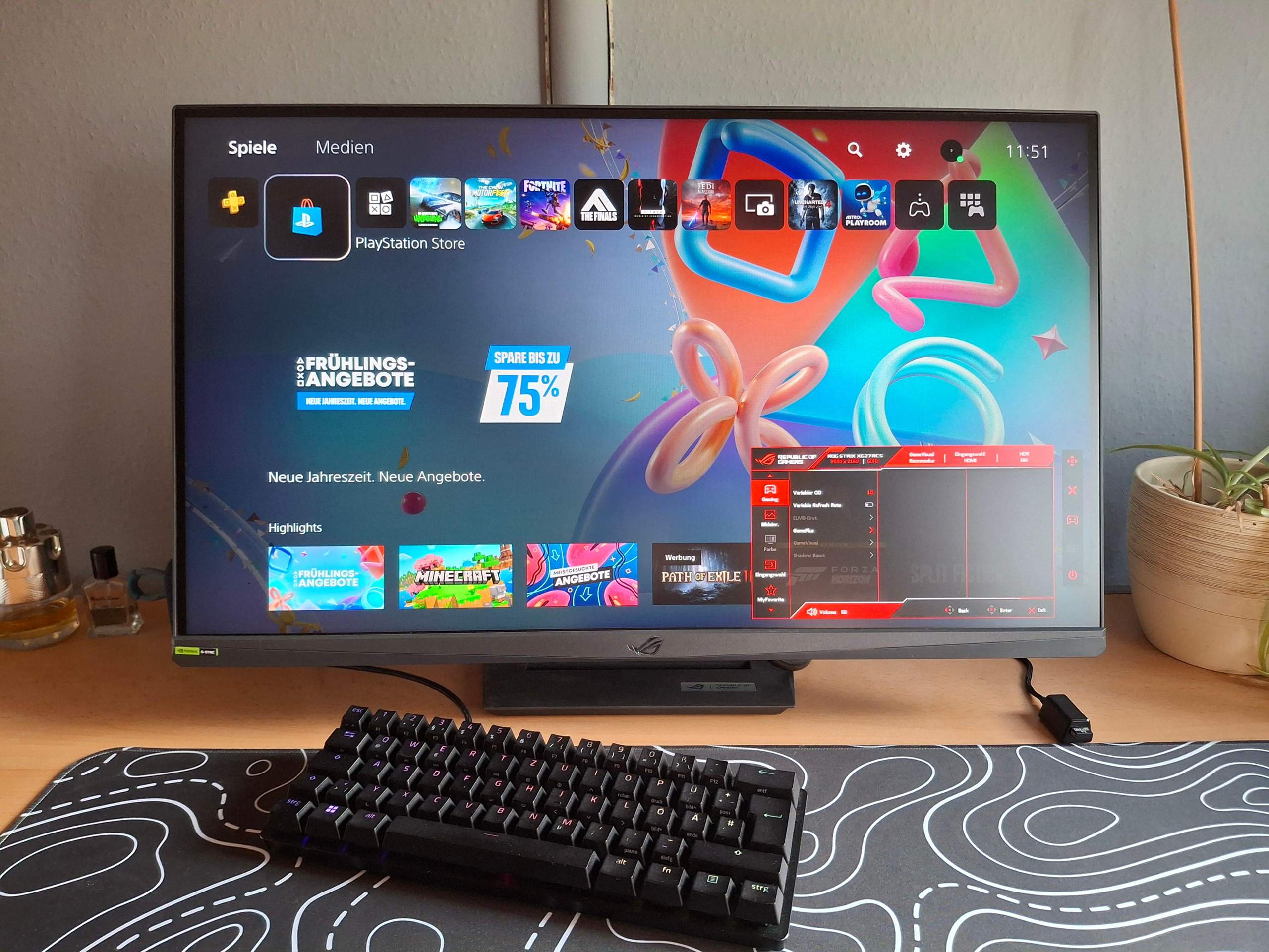 Resolution stretchen auf Asus rog strix xg27acs auf PS5? (Monitor ...