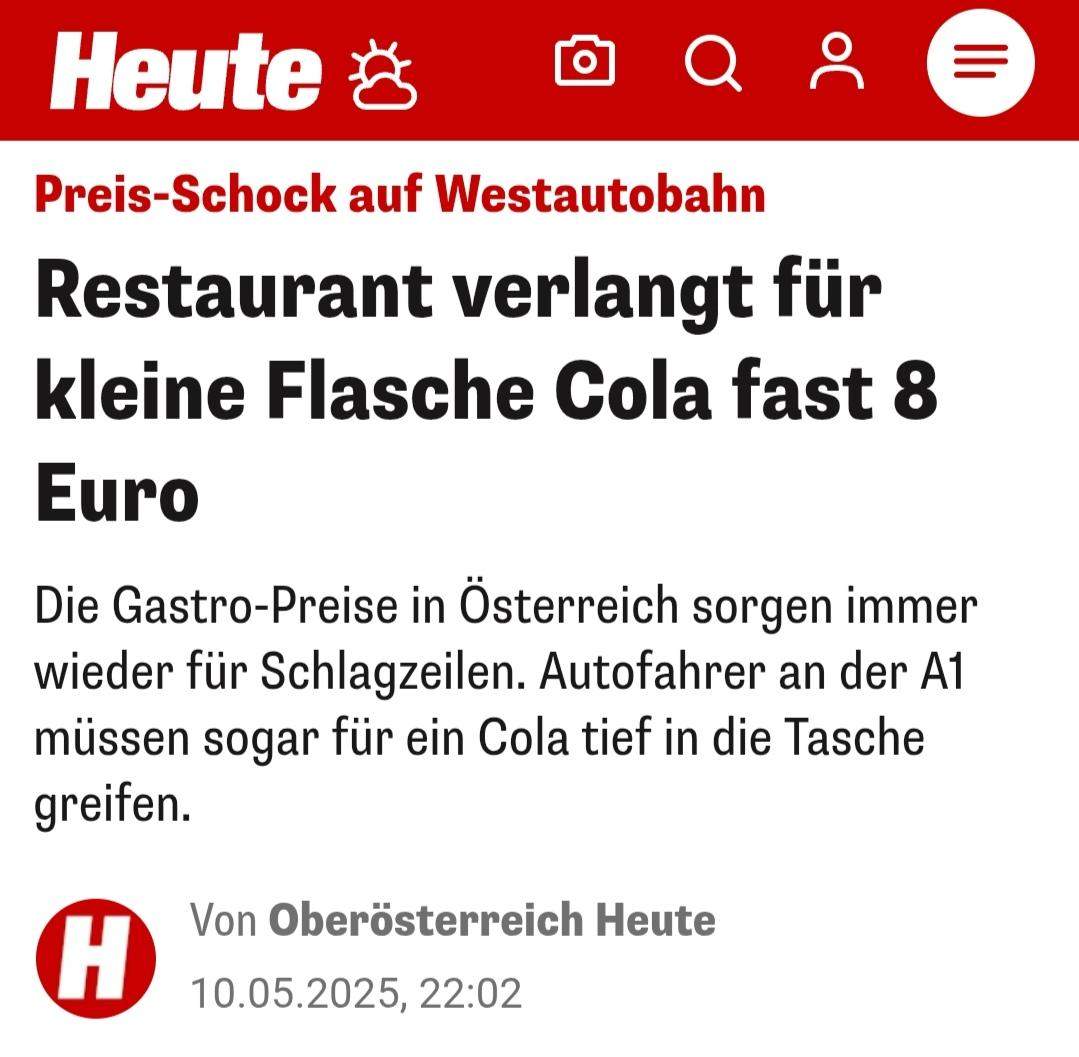 Restaurant verlangt für kleine Flasche Cola fast 8 Euro! (Politik, Geld ...