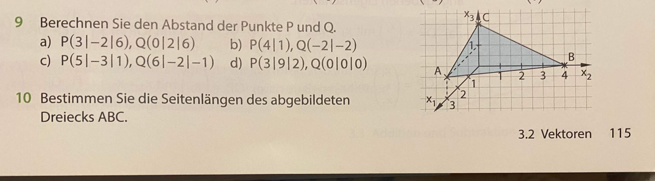 Richtige Rechnung der Vektoren? (rechnen, Funktion, Gleichungen)