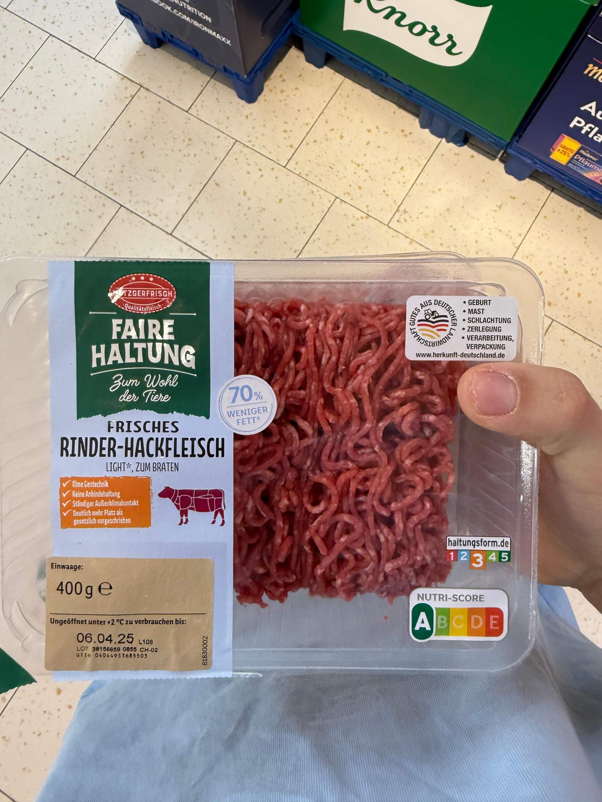 Rinderhackfleisch Light? (abnehmen, Kalorien, Fleisch)