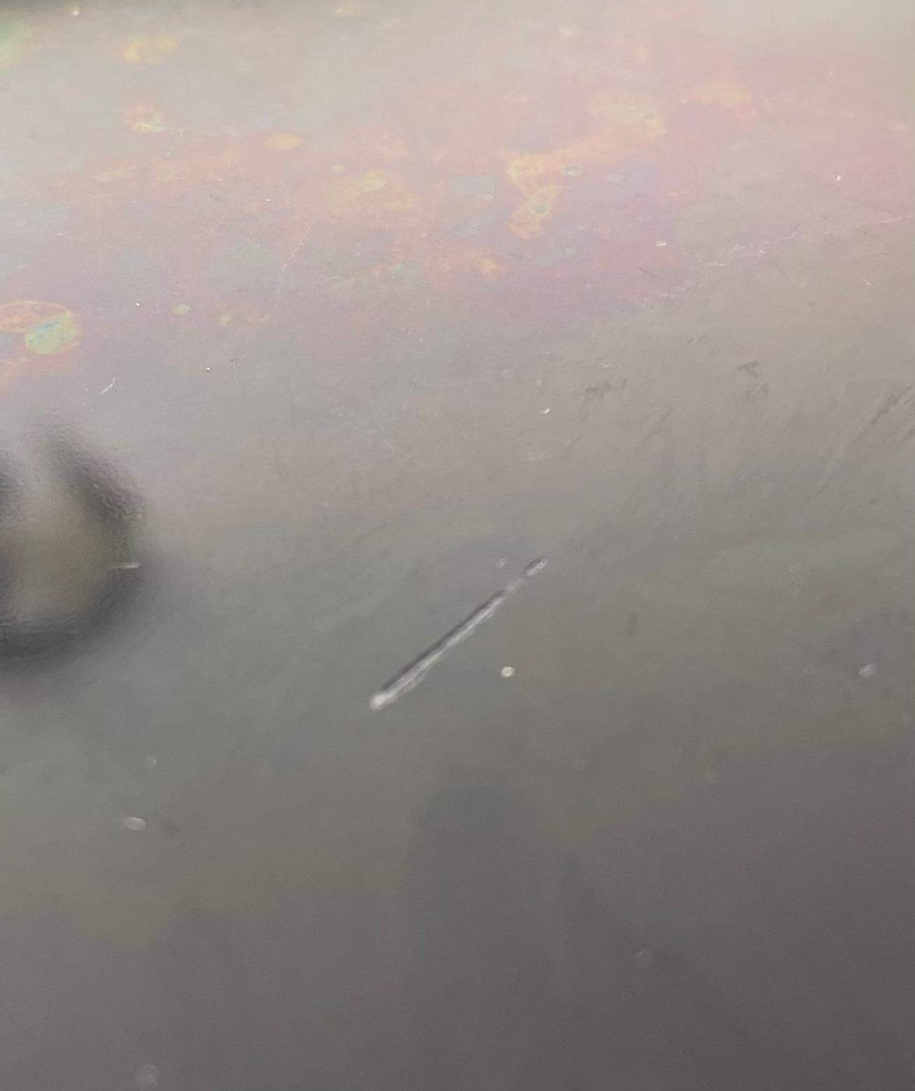 Riss bzw Kratzer auf Ceranplatte gefährlich? (Ceranfeld, Kochfeld)