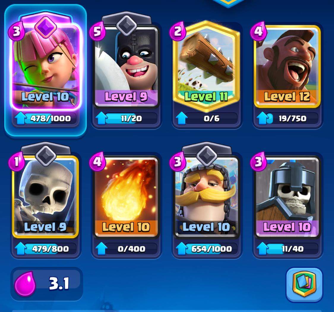 Ritter oder Skellete Upgraden? (Karten, Deck)