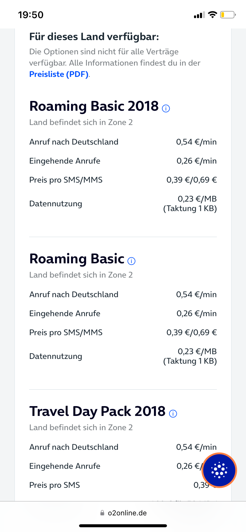Roaming in England mit O2? (Internet, Ausland, mobile Daten)