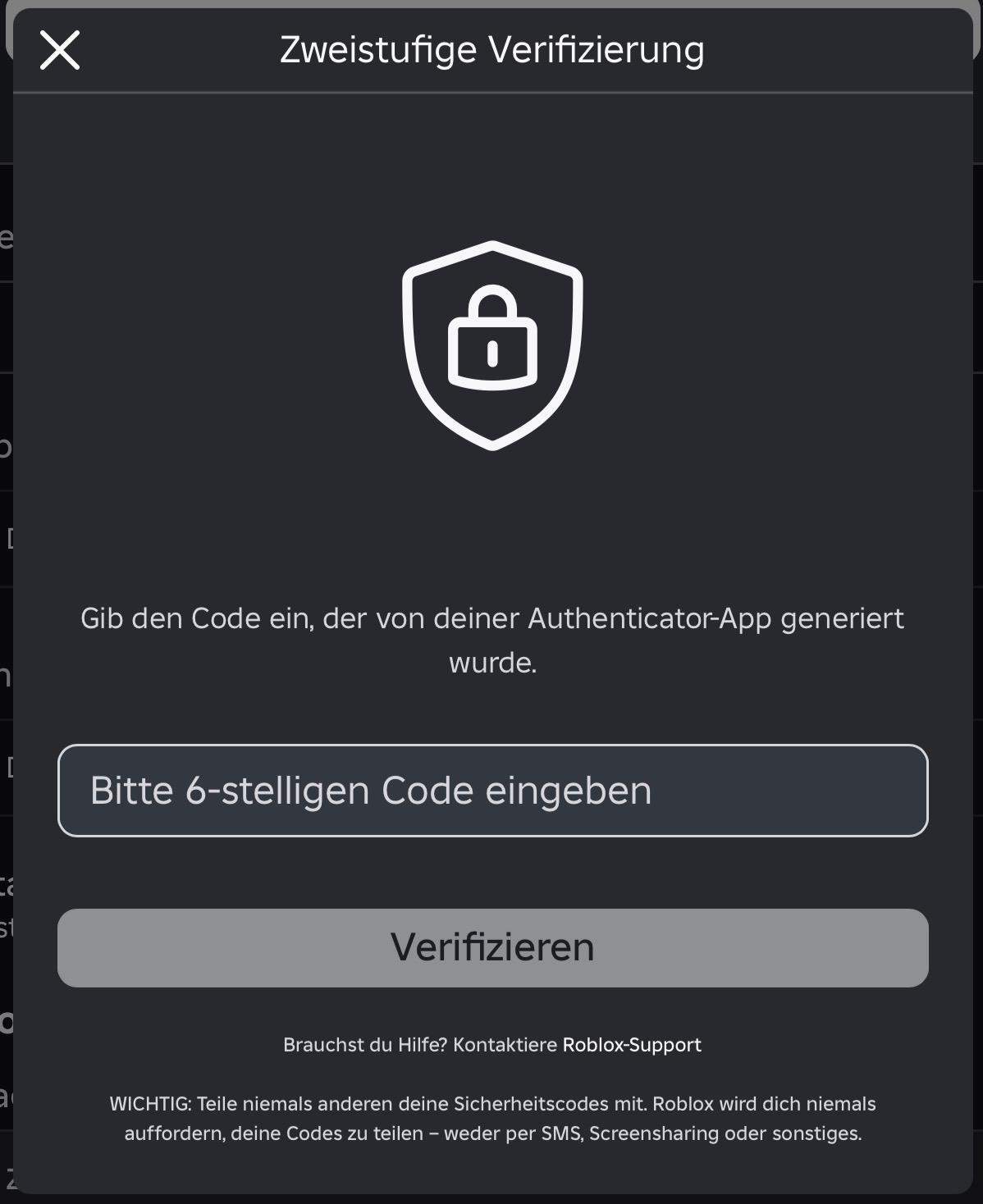 Roblox Authentication App nichtmehr vorhanden? (PC, Computerspiele)