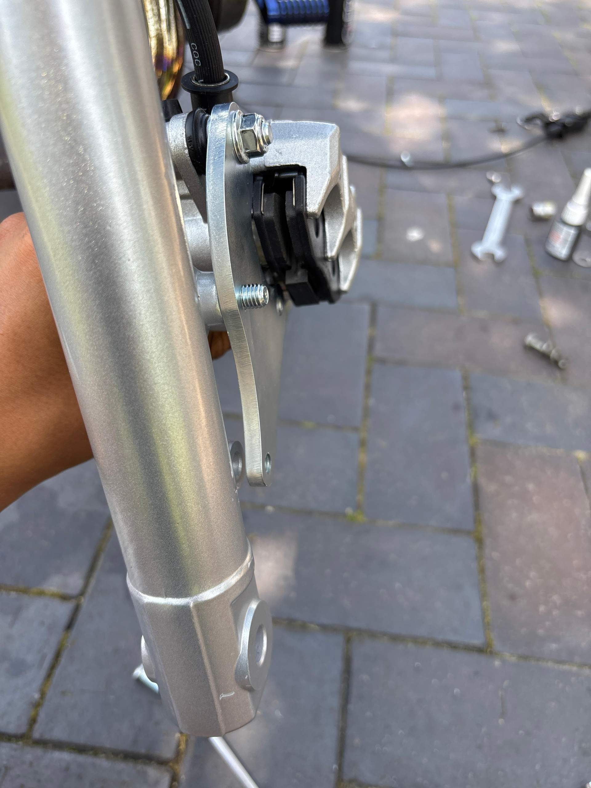 Ronge 320mm Scheibenbremse an ZT Gabel? (Tuning, 50ccm, Simson)