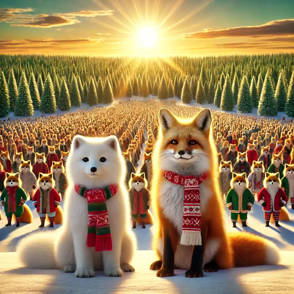 Rotfuchs oder Polarfuchs, welcher gefällt euch besser (Tiere, Wald, Schnee)