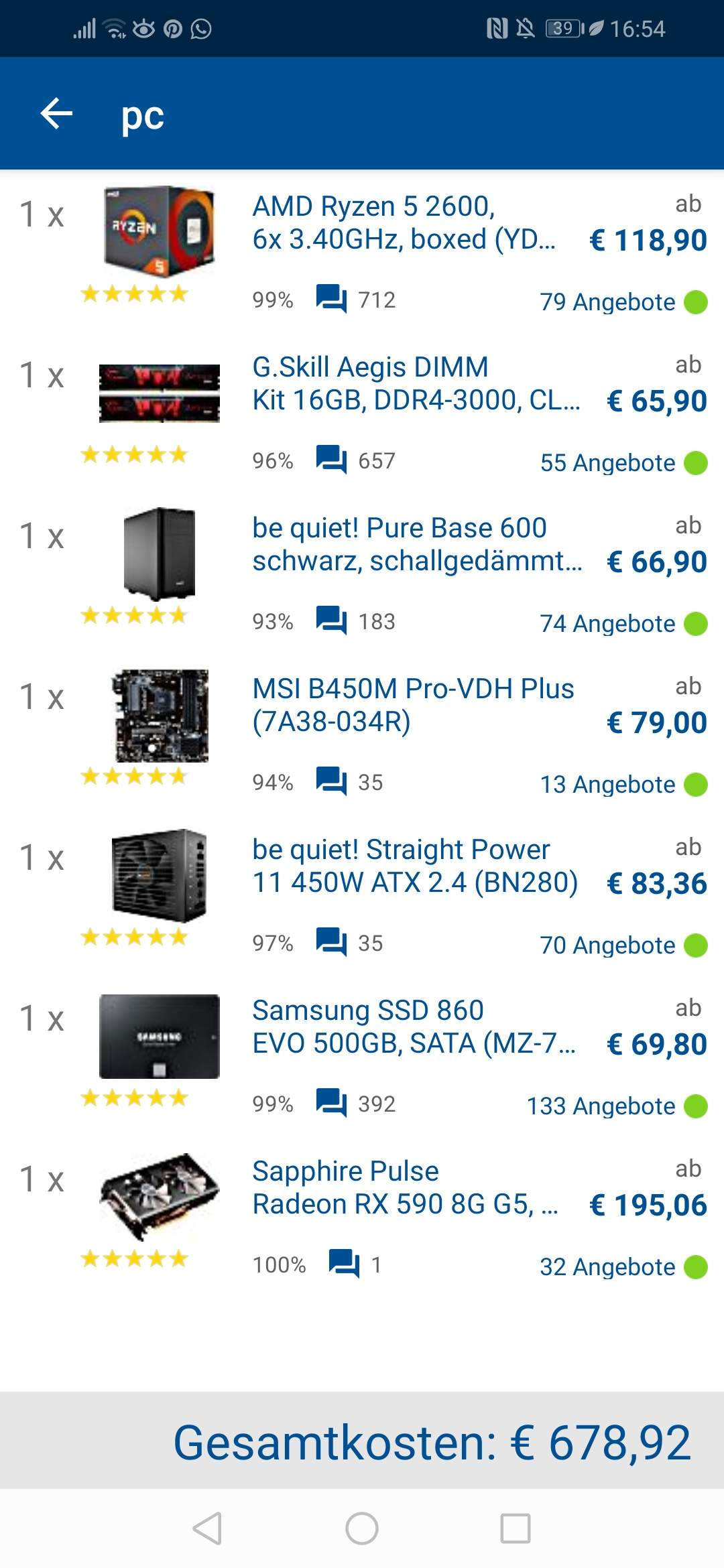 RX 590 450w Netzteil? (Computer, Technik, PC)