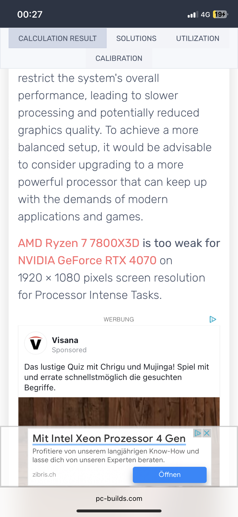 Ryzen 7 7800x3d und 4070 cpu bottleneck!? (Gaming PC, Prozessor, Mainboard)