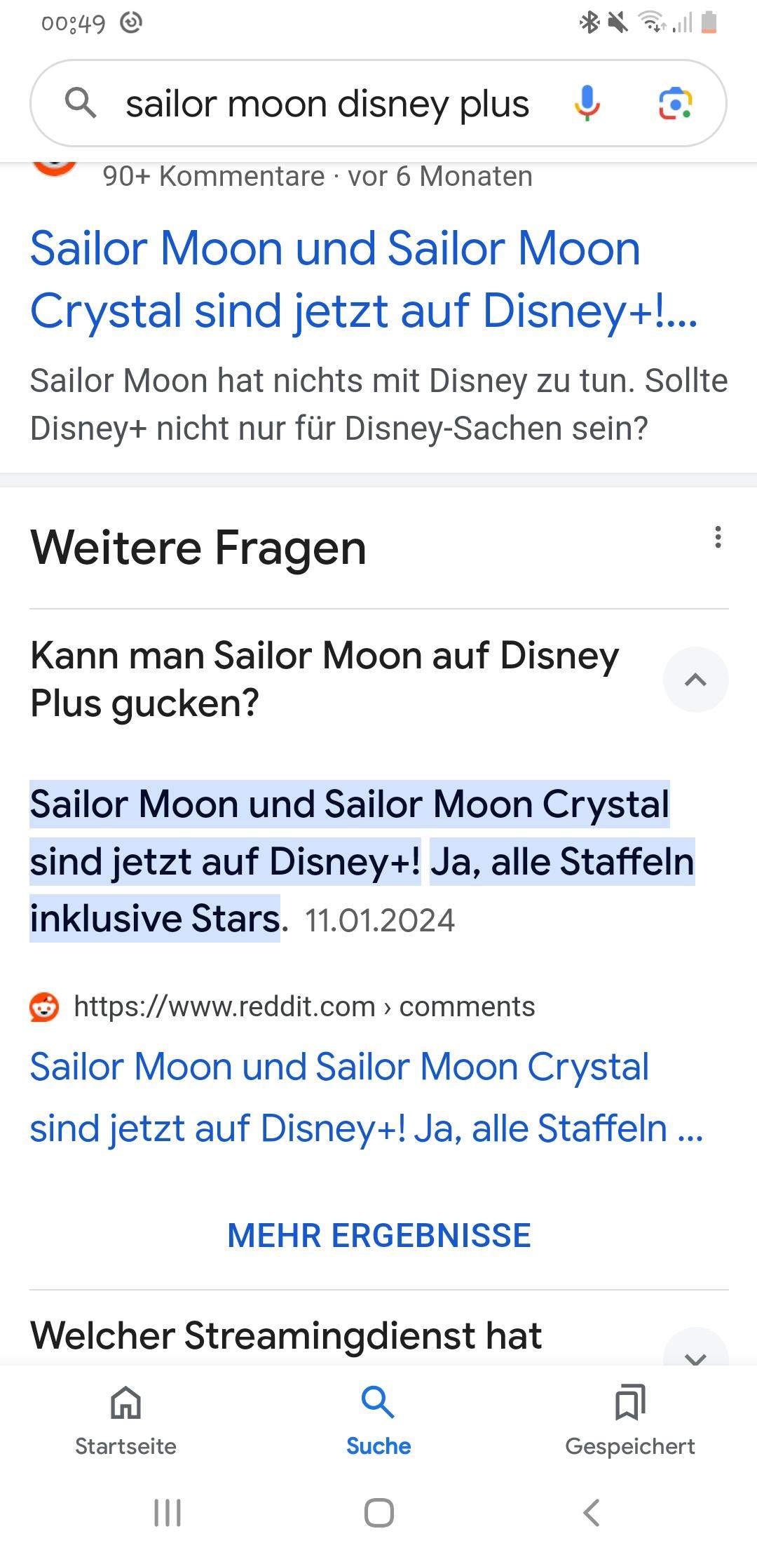 Sailor moon auf Disney plus? (Serie, Folgen)