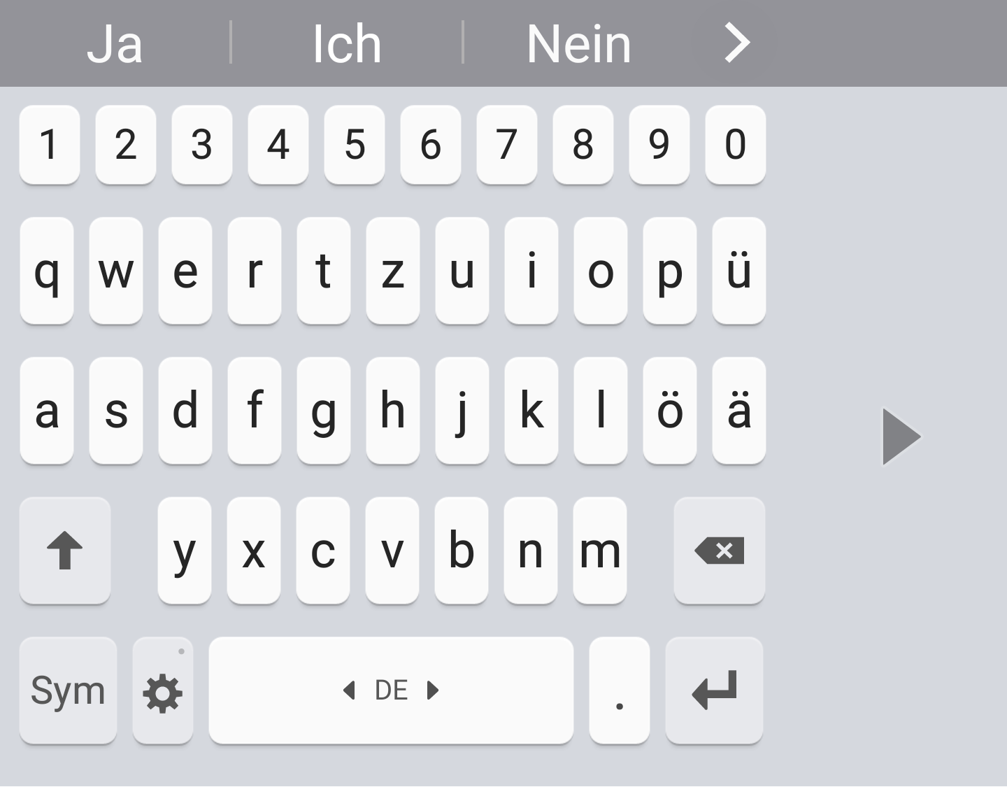 Samsung Tastatur linke Seite? (Handy, Smartphone)