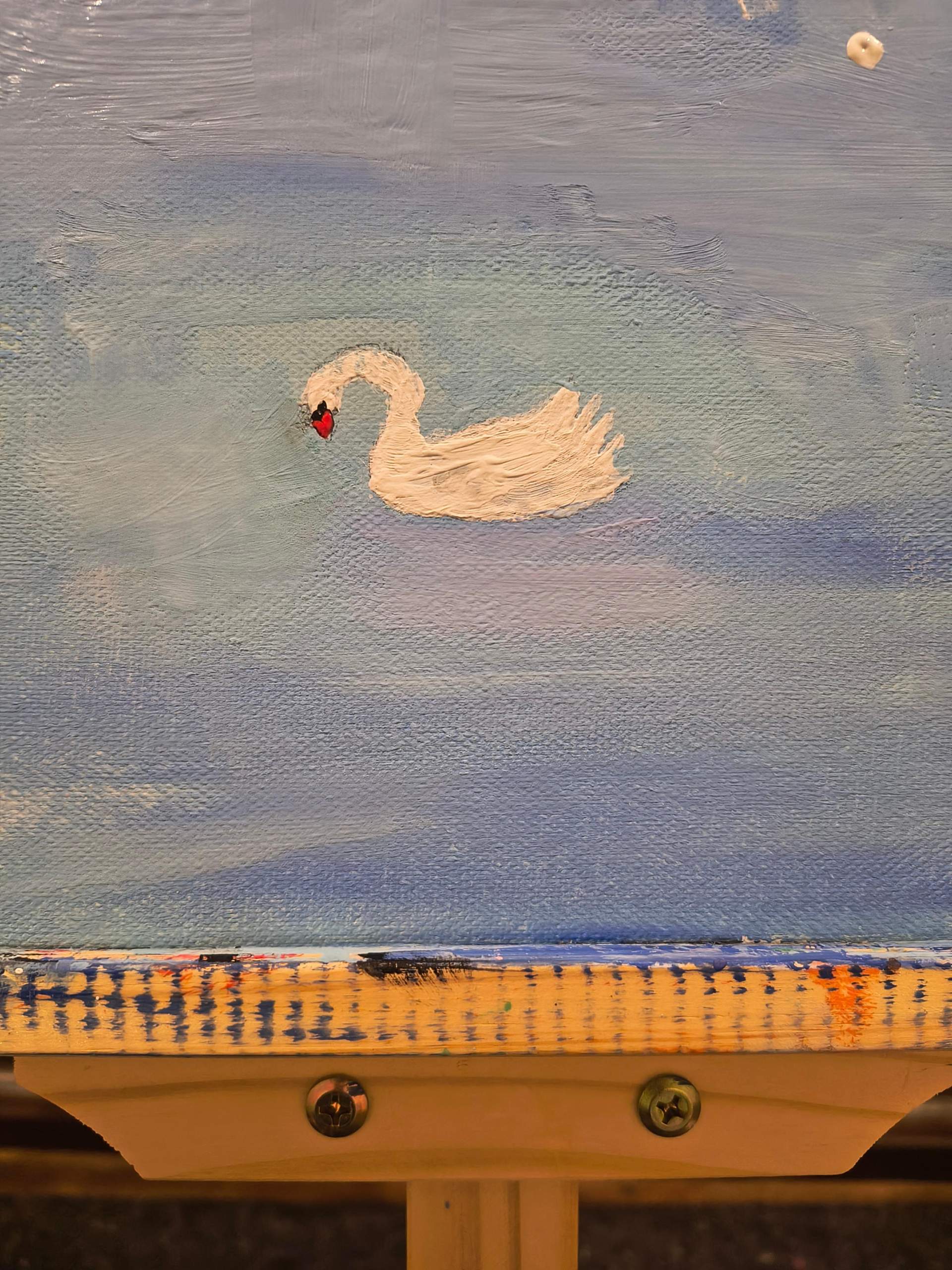 Schwan malen? (Bilder, Kunst, Farbe)