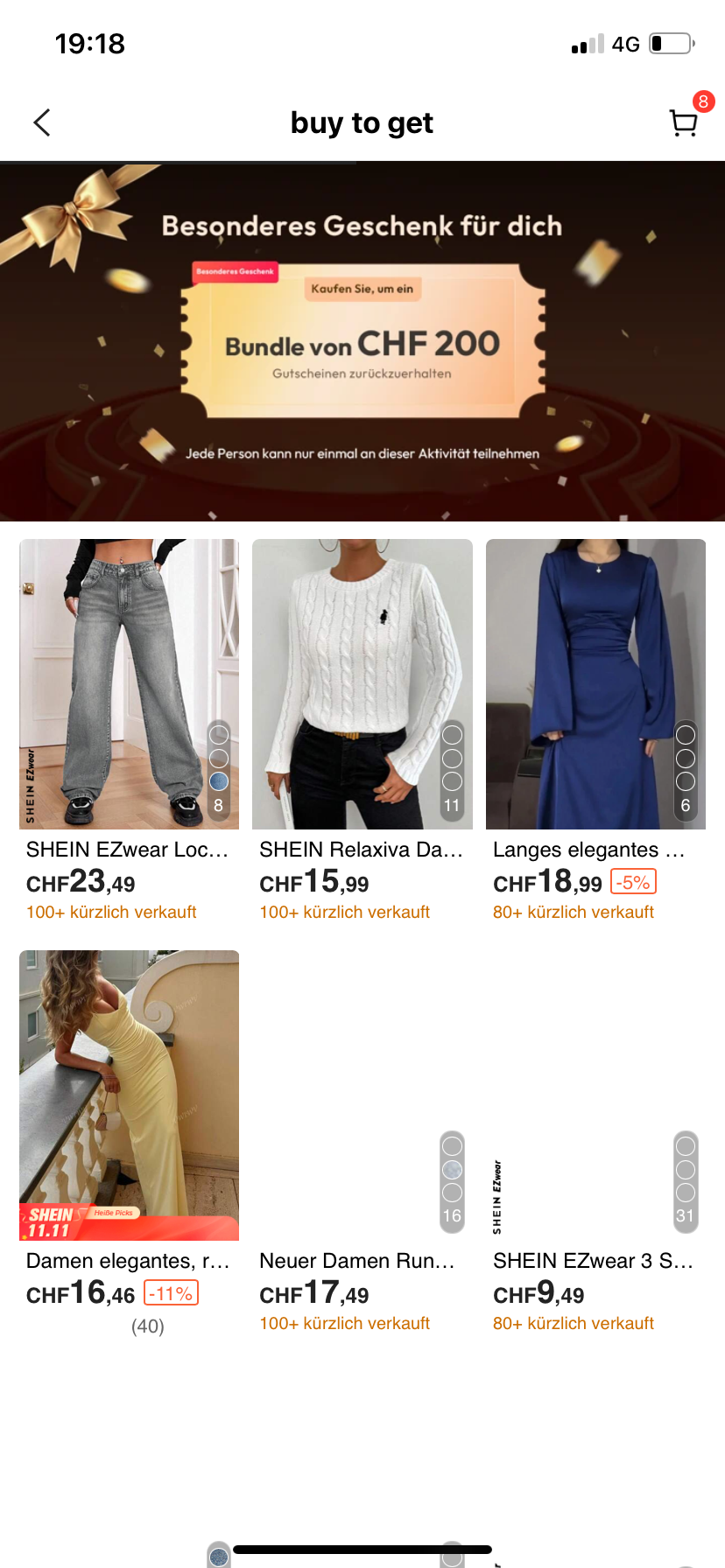 shein 200 bundle? (Kleidung, Amazon, eBay)