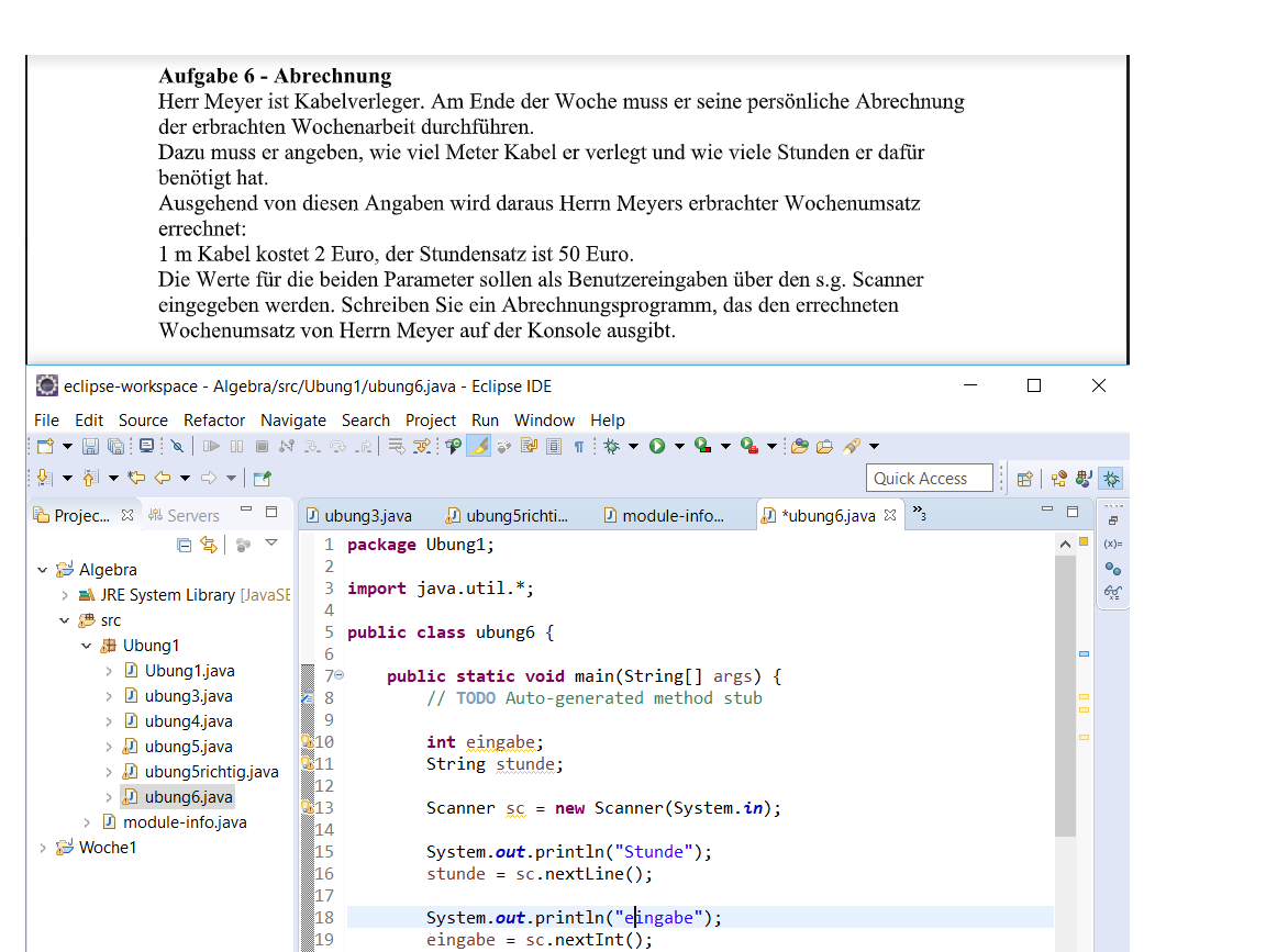 Brauche Hilfe Um Diese Aufgabe In Java Zu Lösen Computer Mathematik It