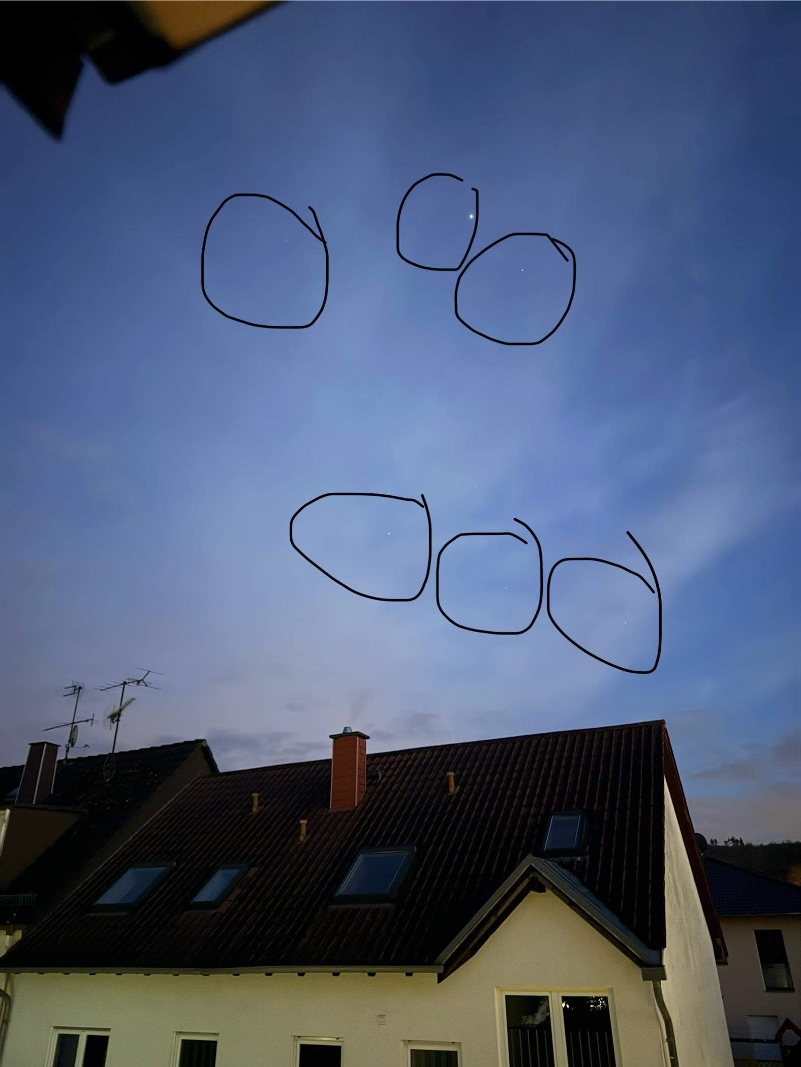 Sind das die planeten wenn ja welche? (Astronomie)