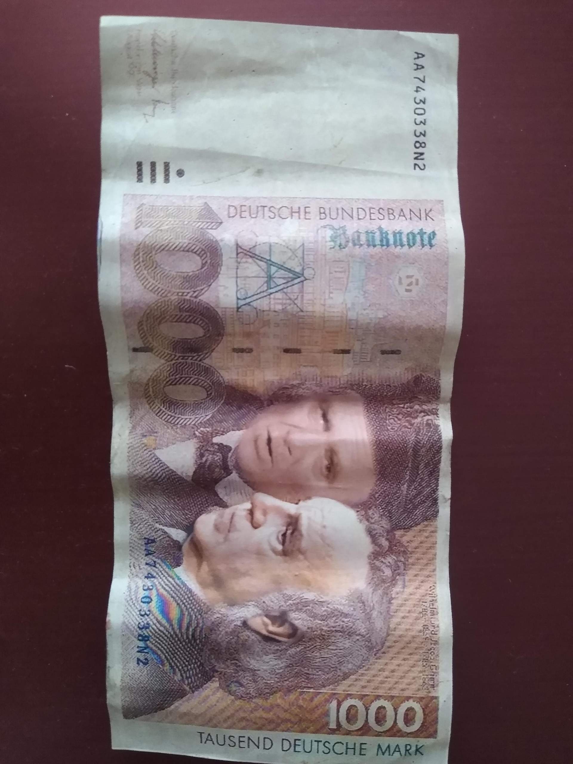 Sind das echte deutsche Mark? (Geld, Bank, Sparkasse)