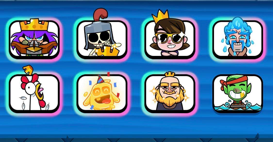 Sind die Clash Royale Emotes selten? (Supercell)