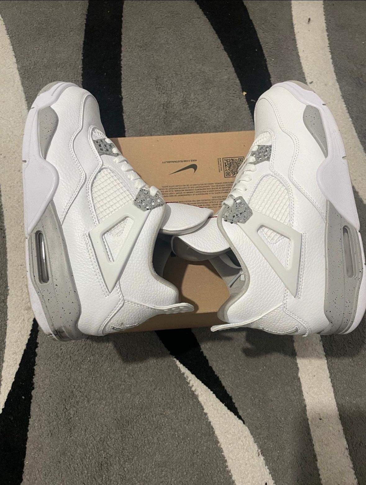 Sind diese Jordan 4 Oreo reps? (Nike, Sneaker, Fake)