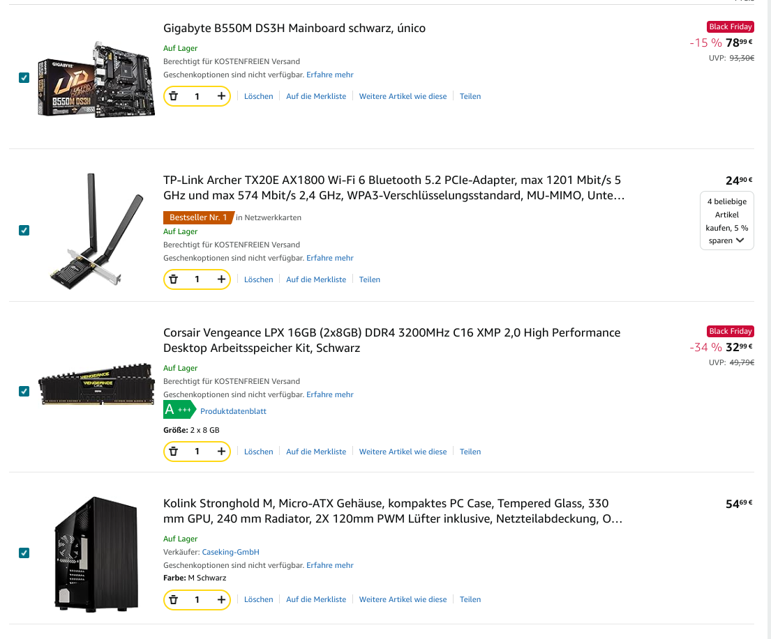 Sind diese PC Komponente gut und passen sie mit einander? (Gaming PC, PC bauen, PC-Konfiguration)