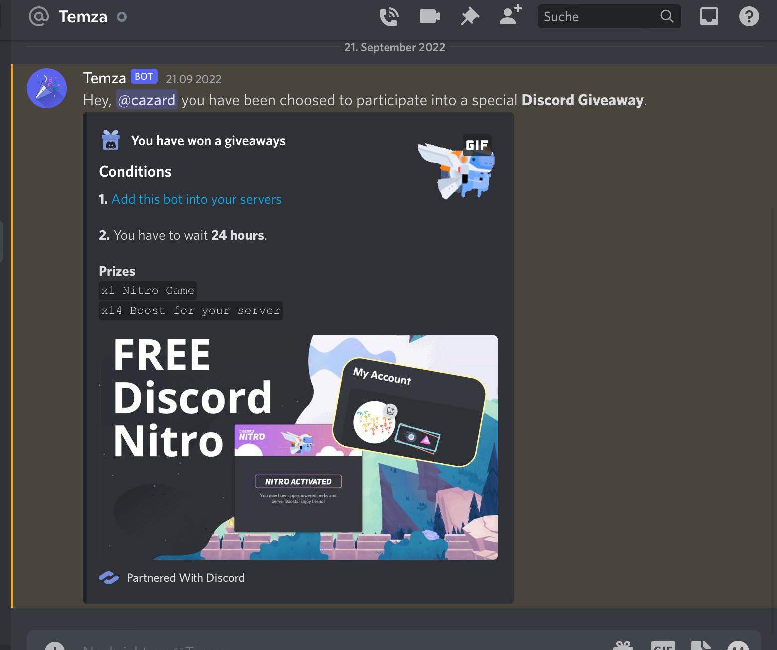 sind diese sonderbaren discord giveavays fake? (Computer, Gaming, hacken)