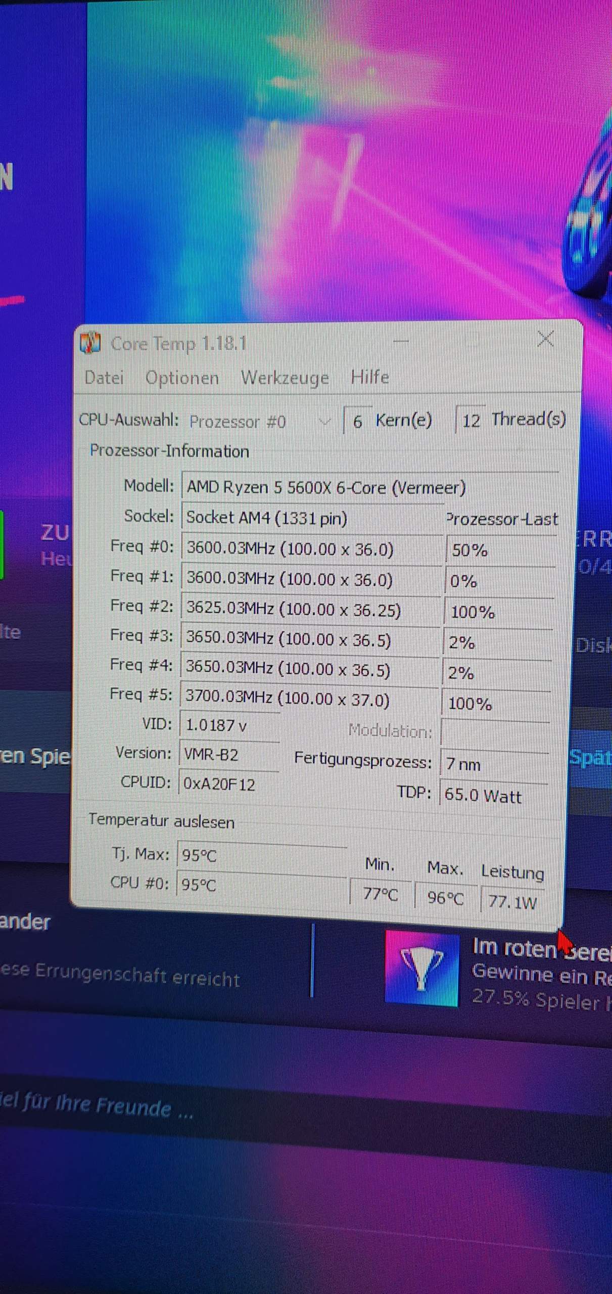 Sind diese Werte normal bei einer CPU? (Prozessor, CPU-Kühler)