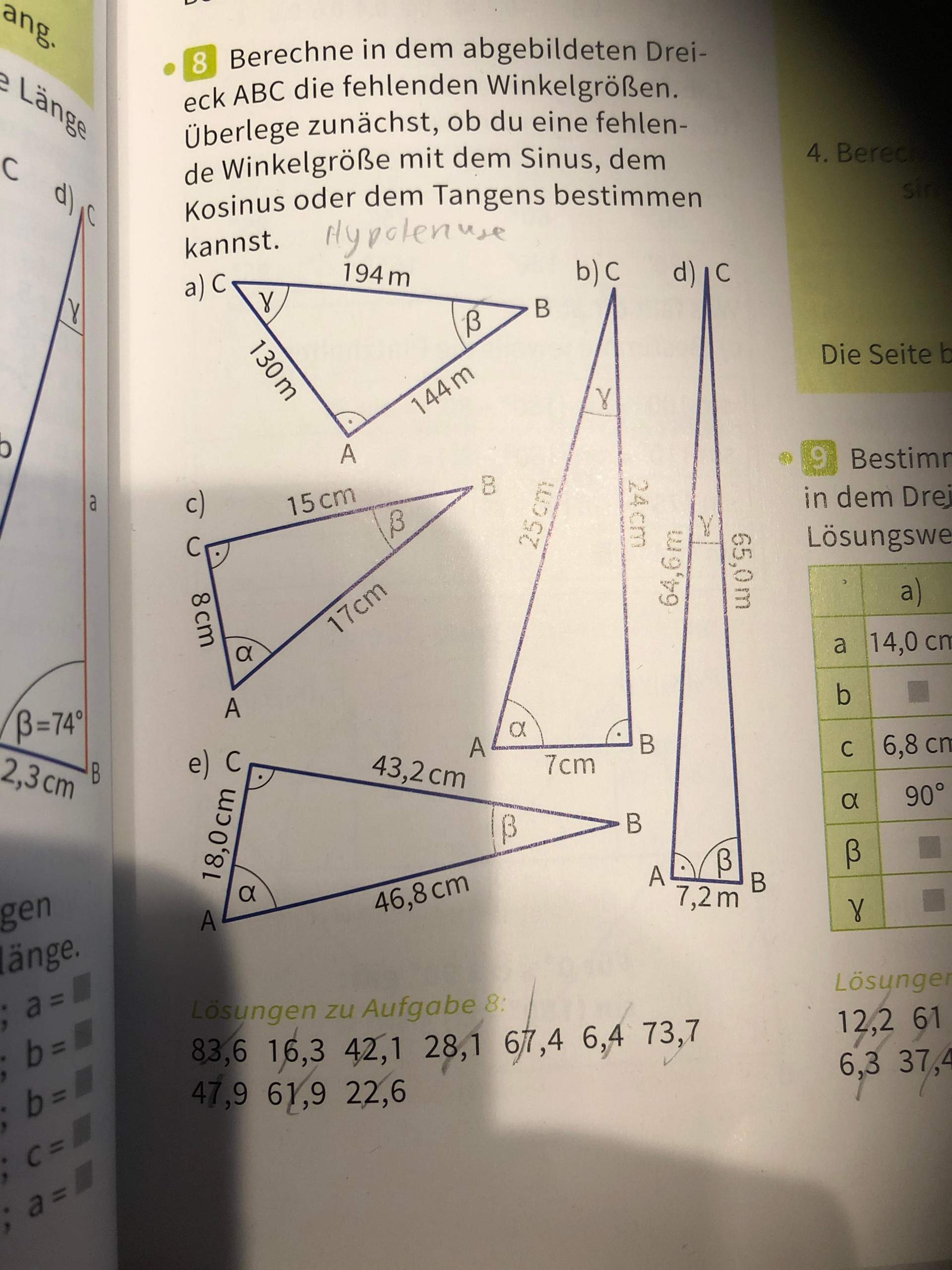Sinus, Kosinus oder Tangens? (rechnen, Formel, Mathematiker)