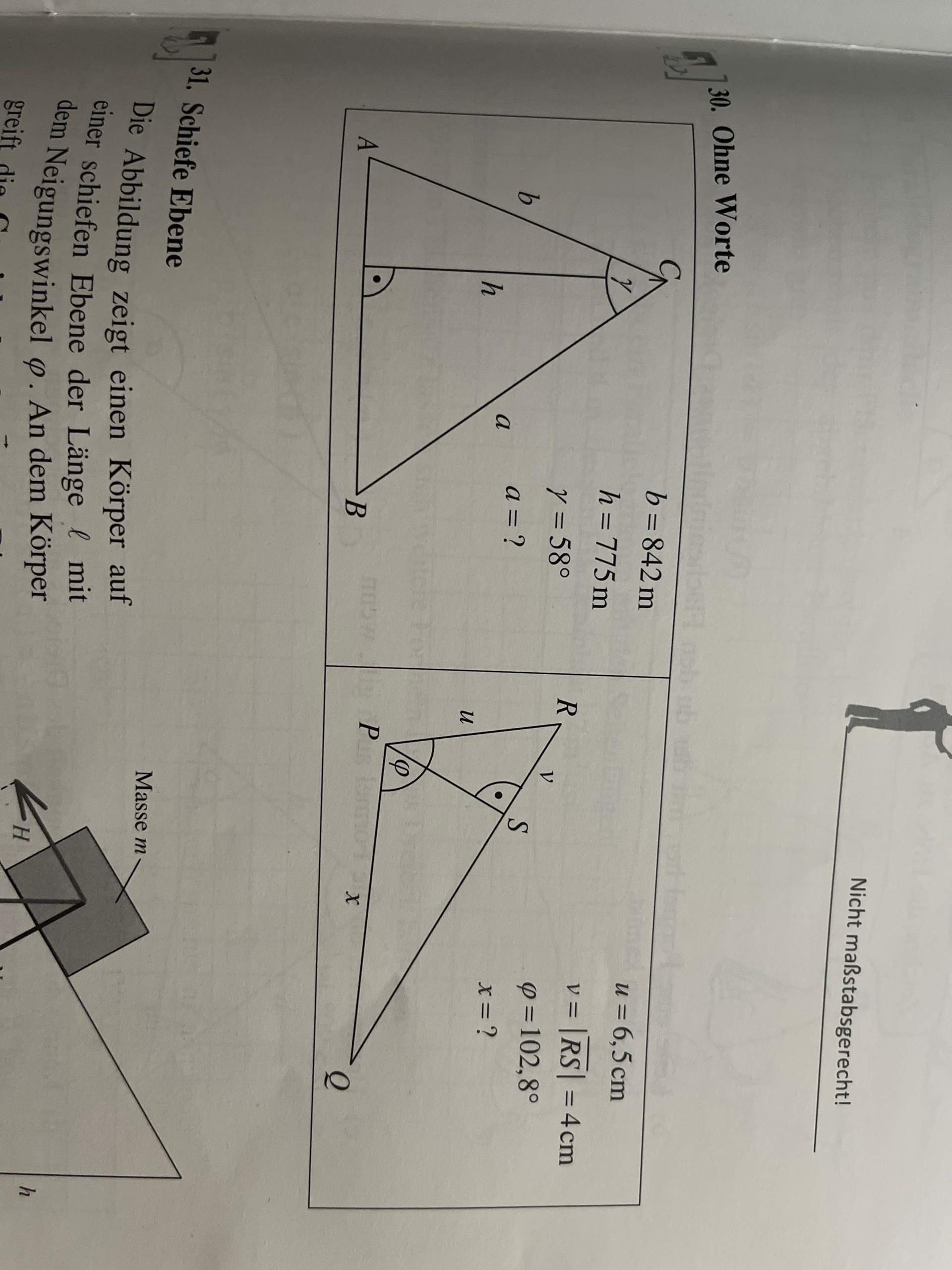Sinus Kosinus Tangens? (rechnen, Trigonometrie, Dreieck)