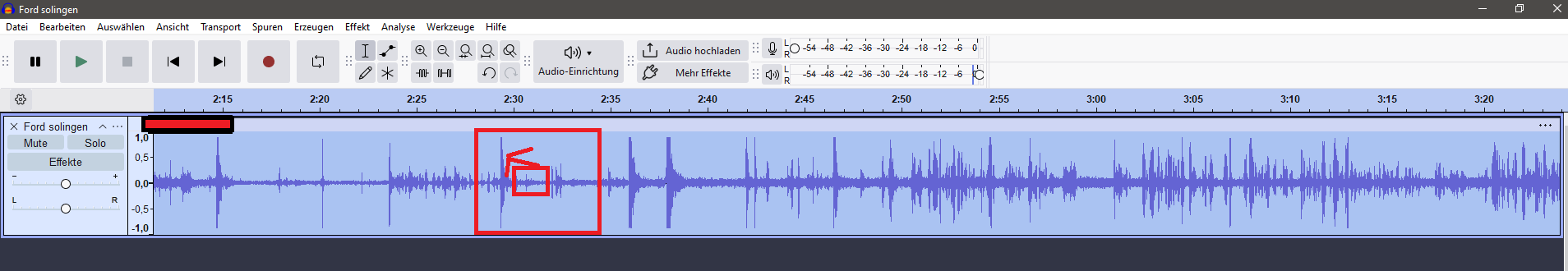 Software; Audacity mit welchem Effekt und welcher Einstellung bekomme ich das hin? (Windows ...
