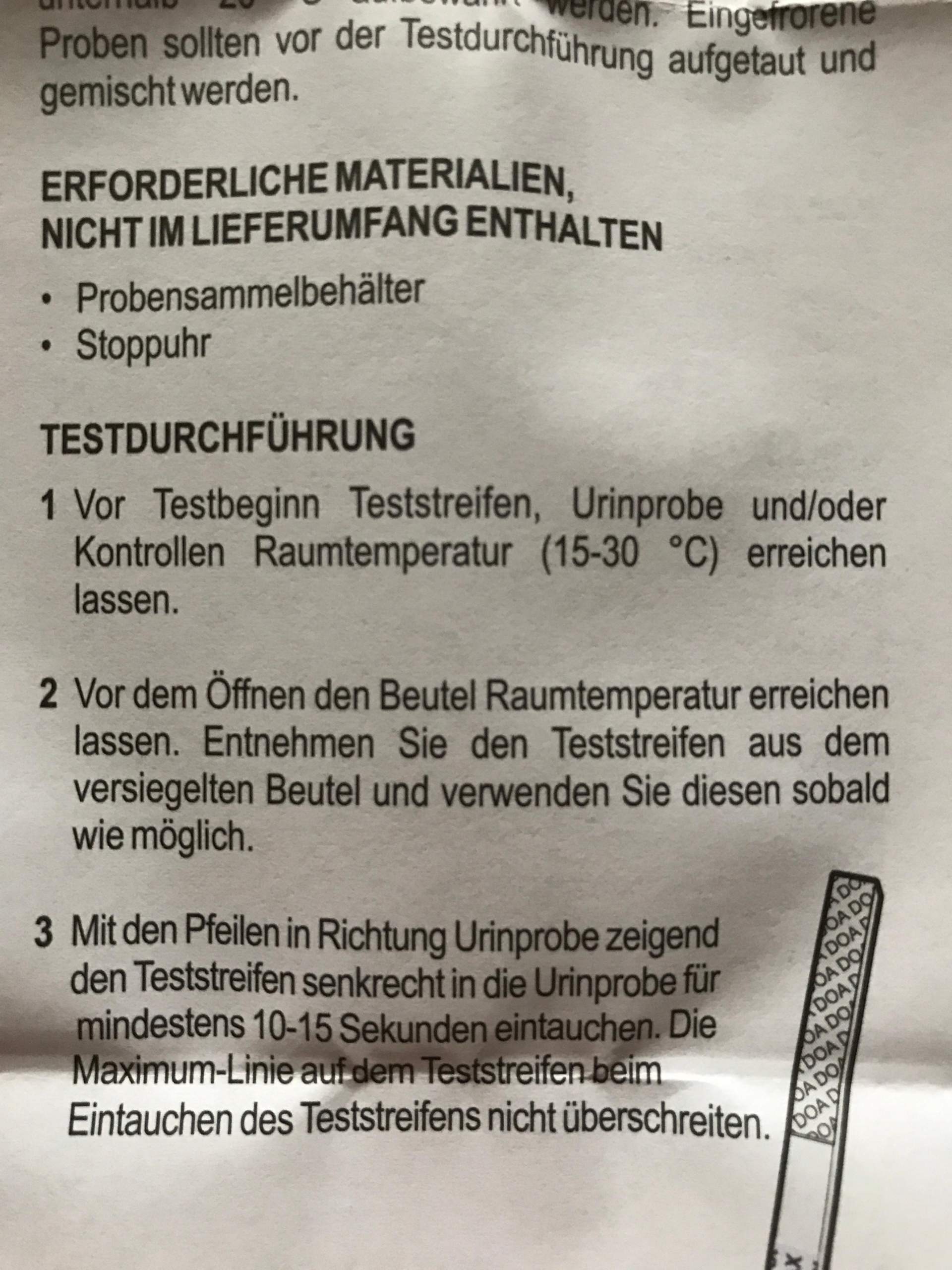 Soll man die Urinprobe also erst abkühlen lassen?? (Test, Urin ...