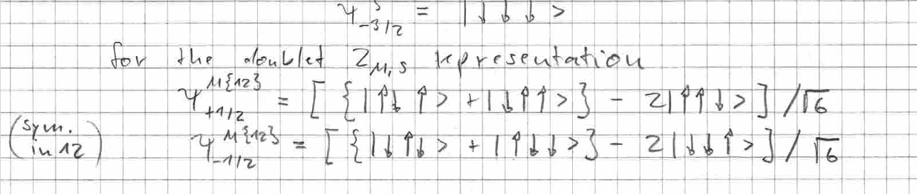 Spin-Wellenfunktion Symmetrie erkennen? (Quantenmechanik ...