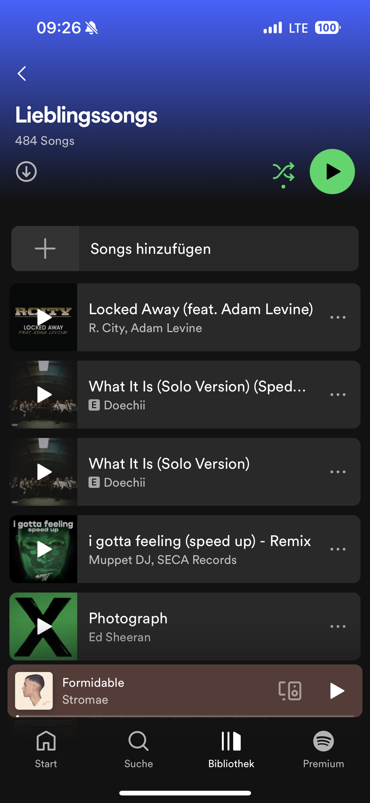 Spotify update? (YouTube, Android, Playlist)