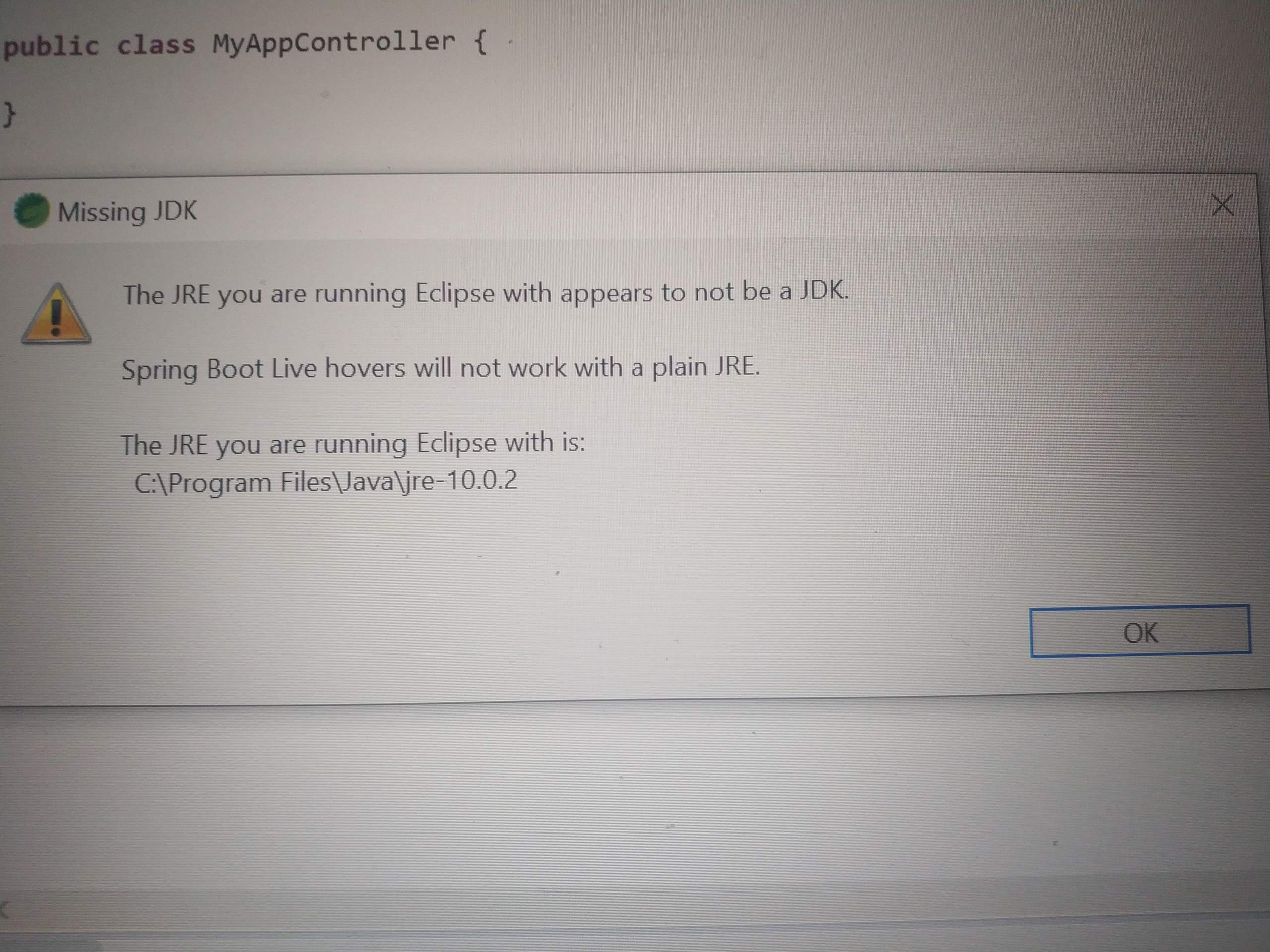 Spring Boot Eclipse JRE/JDK Problem? (Computer, Technik, Technologie)
