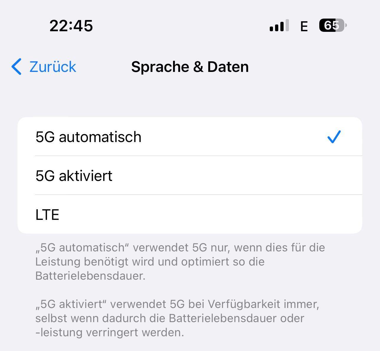 Ständig E Netz mit mein IPhone 14 Pro Max? (Handyvertrag, SIM-Karte, O2)