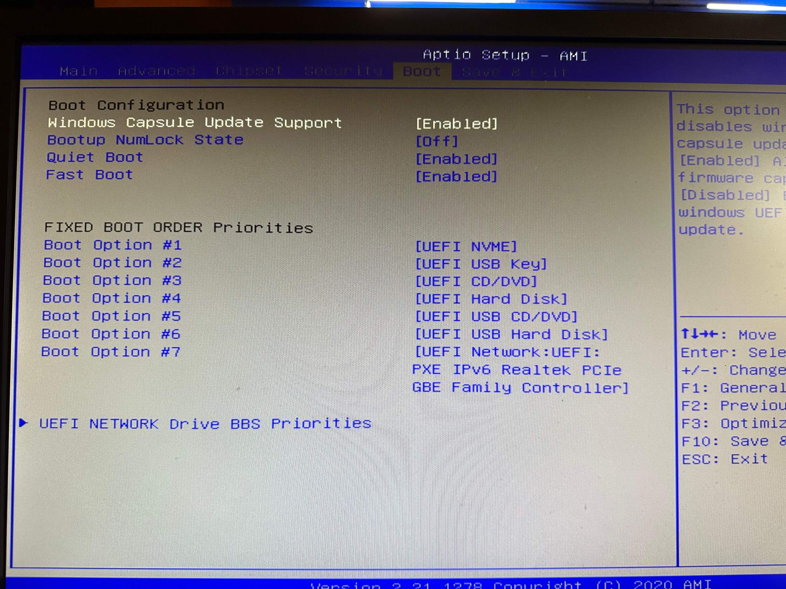 Start PXE over IPv4? (BIOS, Windows 11)