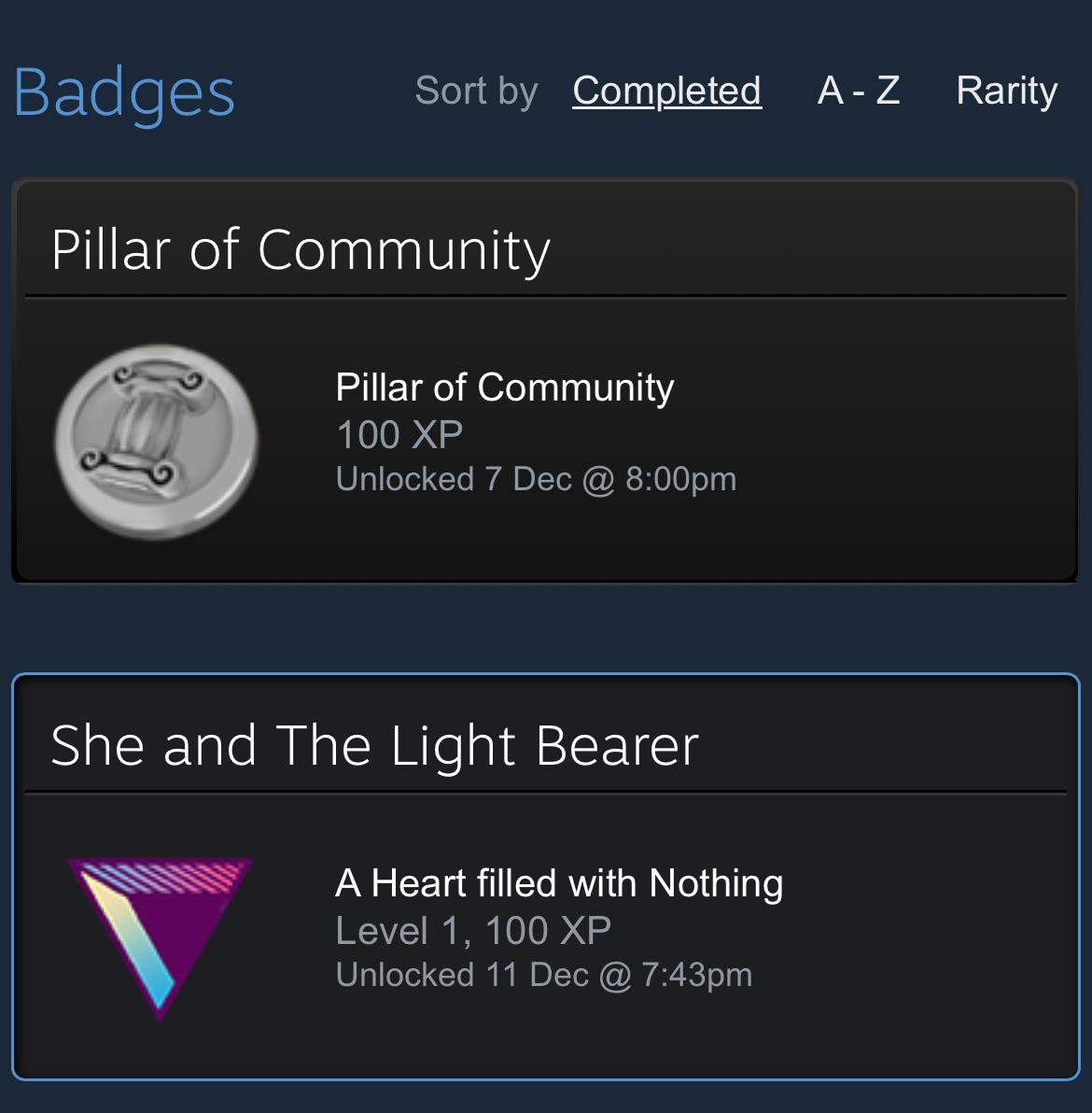 Steam: Community Badges ausblenden? (PC)
