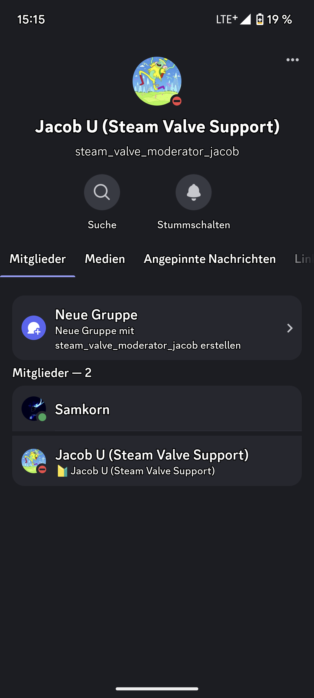Steam Support Discord? (scamming)