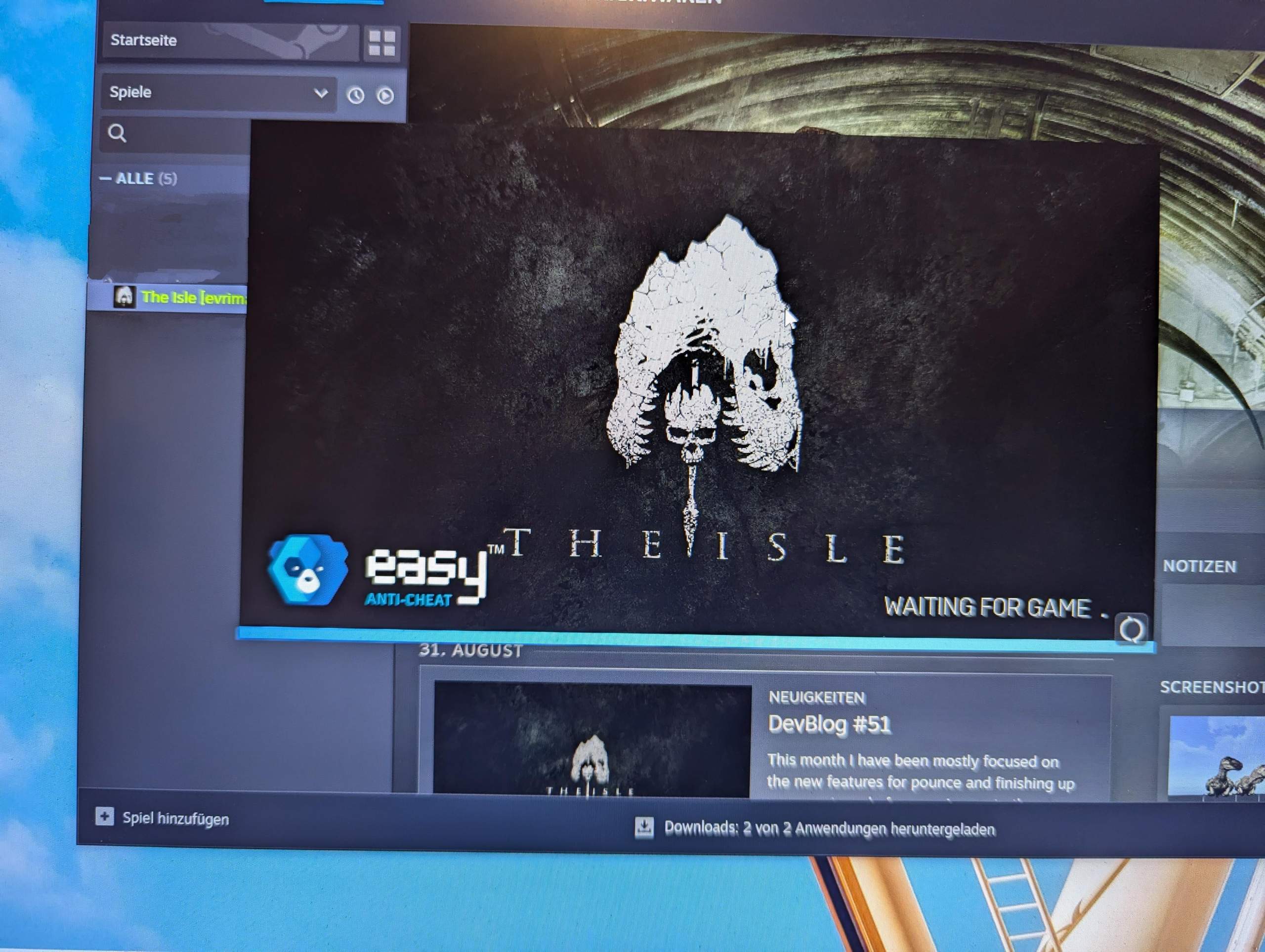 Steam The Isle Evrima? (PC, Computerspiele, Laptop)