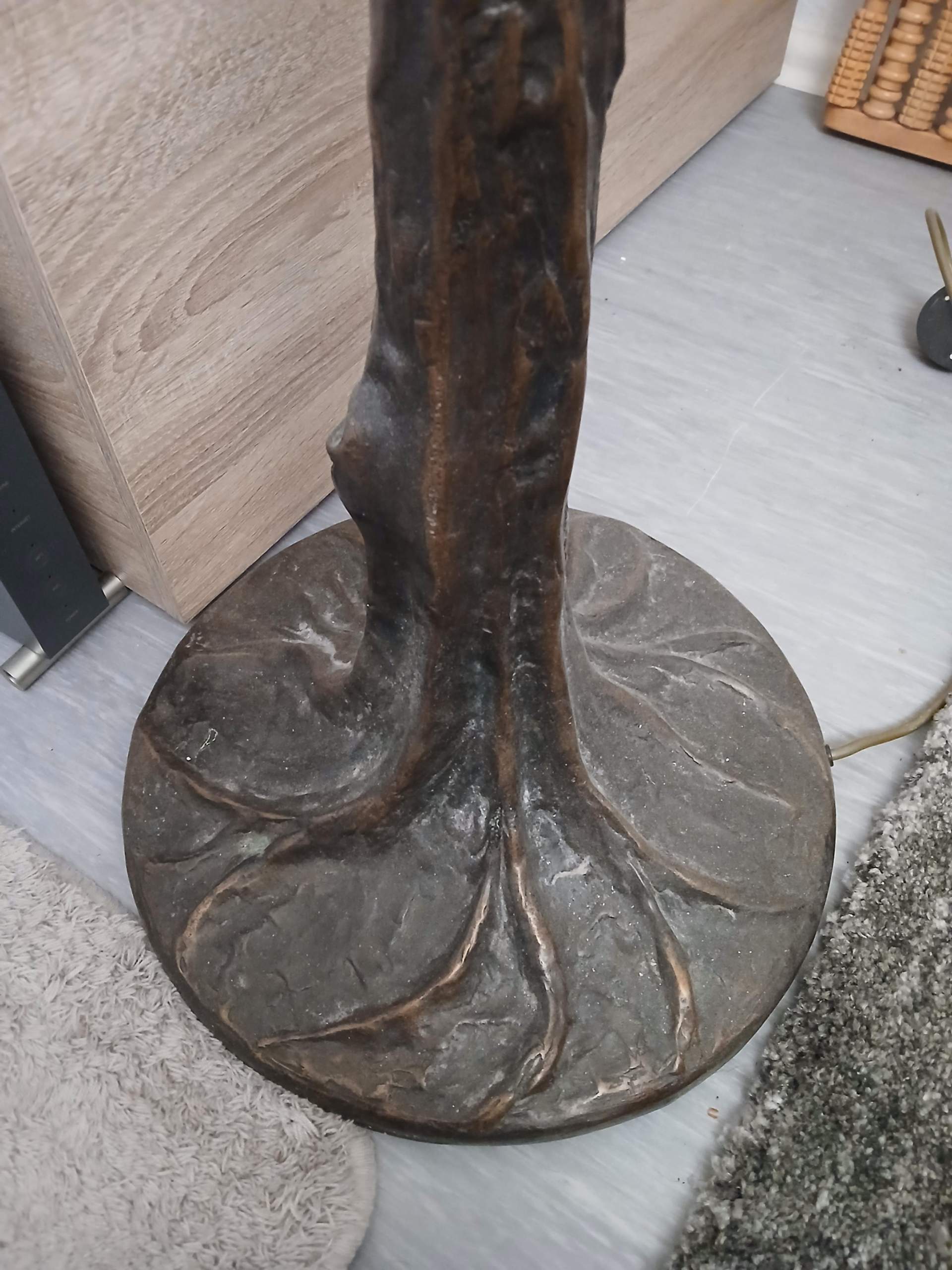 Stehlampe aus Bronze oder Messing? (Metall)