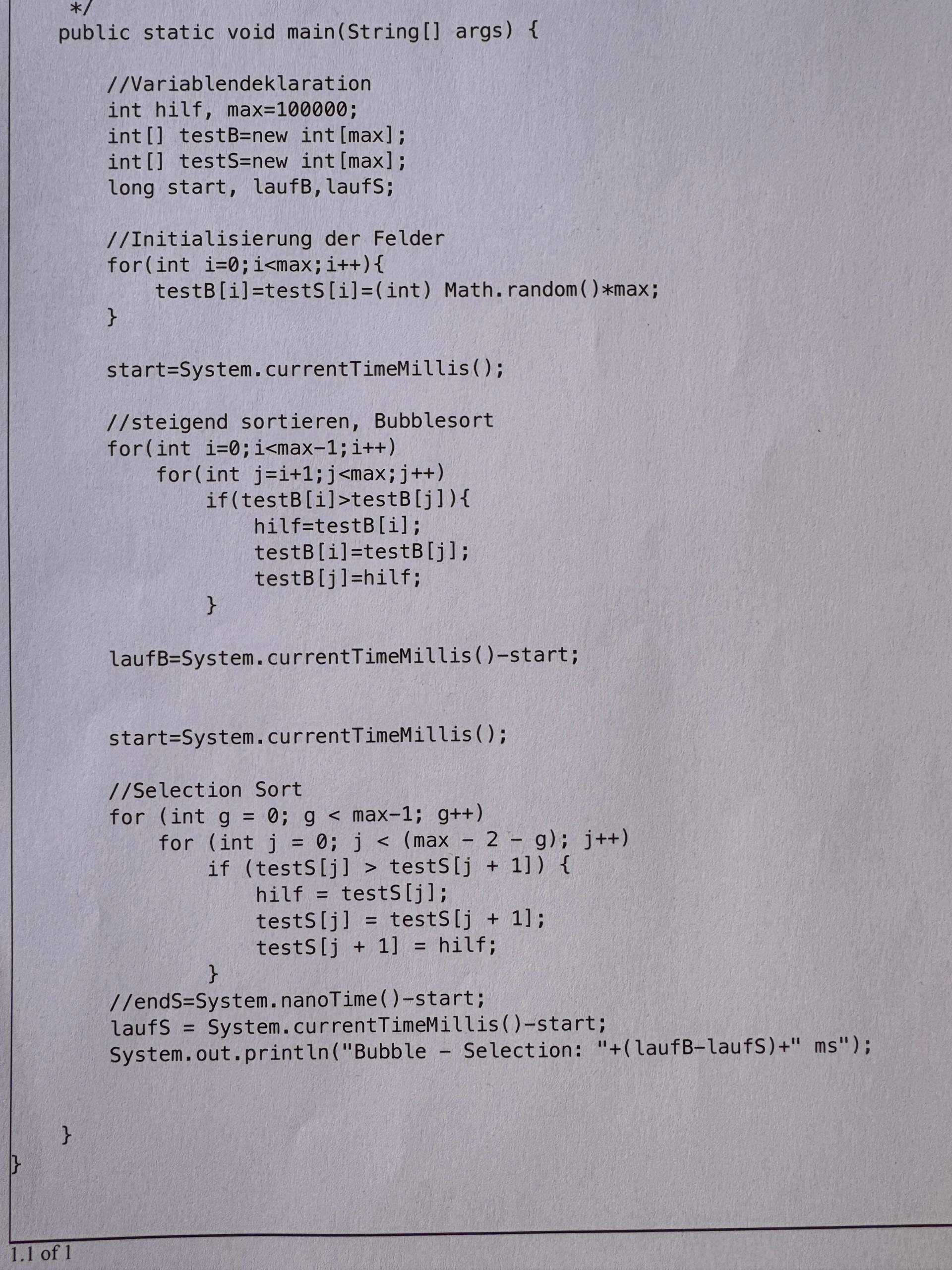 Stimmt dieser Code? (App, Java, Programmiersprache)