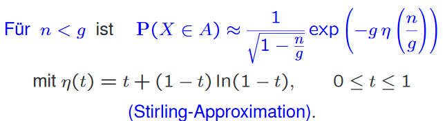 Stirling-Approximation? (Mathematik, Informatik, Statistik)