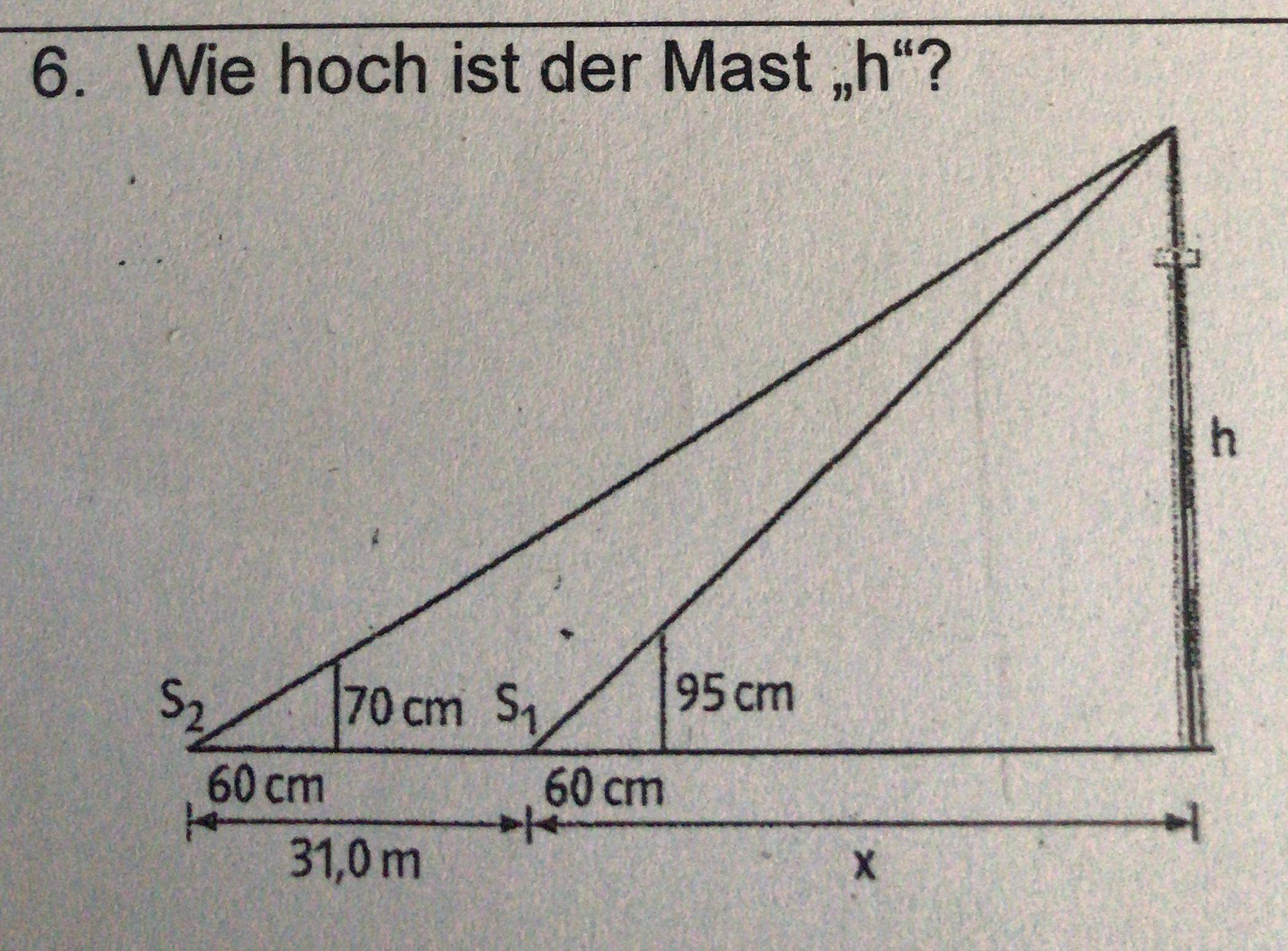 Strahlensatz Mathe? (Schule, Mathematik, schwer)