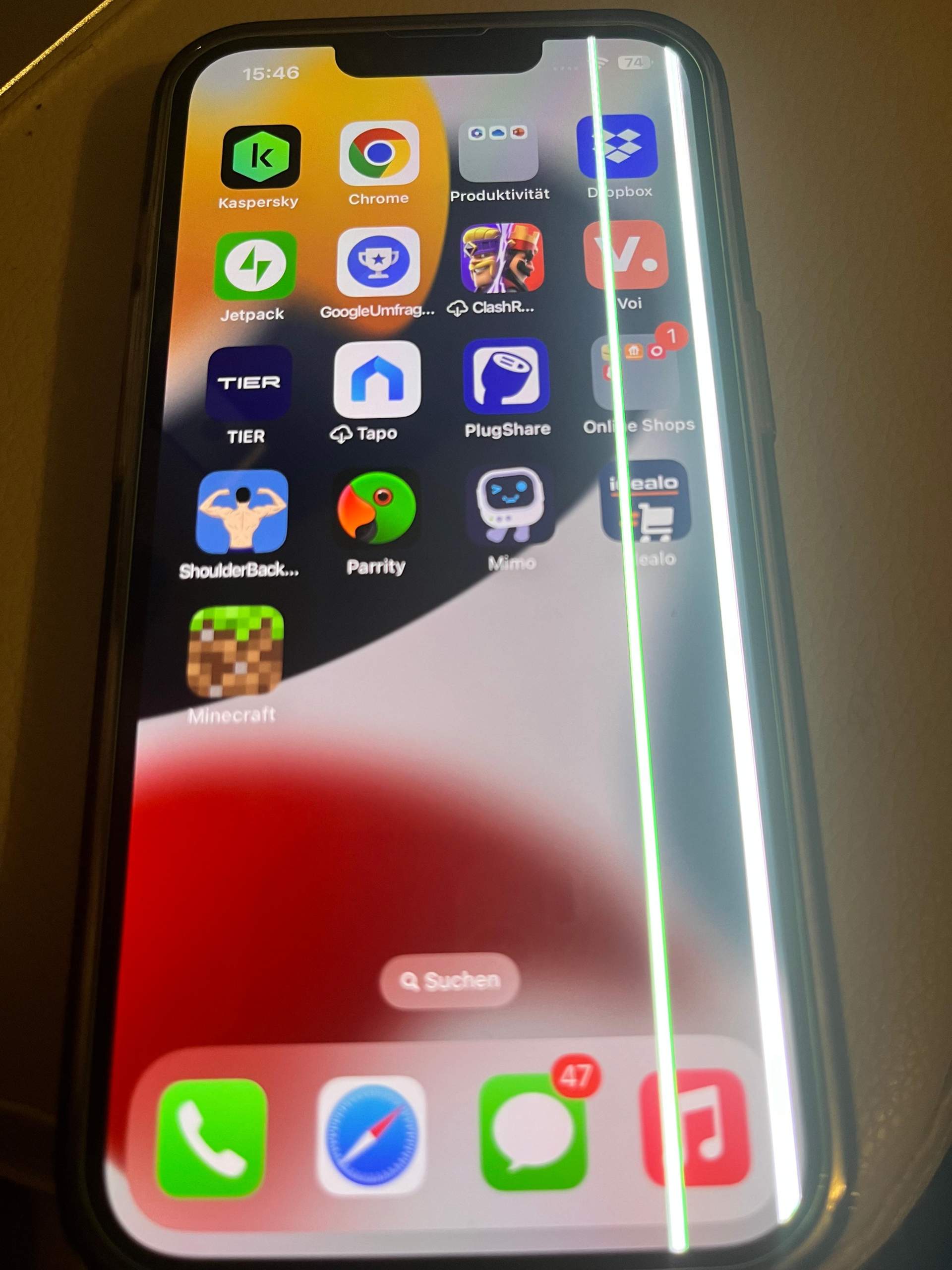 Streifen auf iPhone Display? (Apple, Reparatur, iPhone 13)
