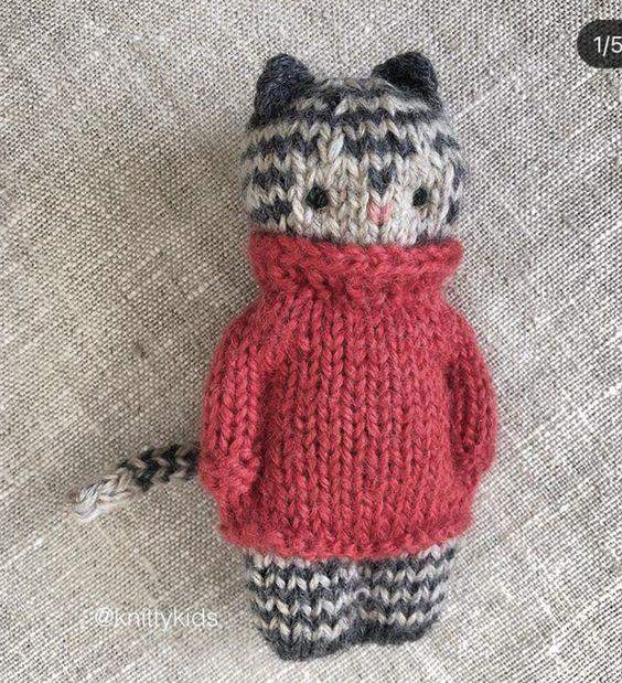 Strick Anleitung Katze? (Geschenk, DIY, Handarbeit)