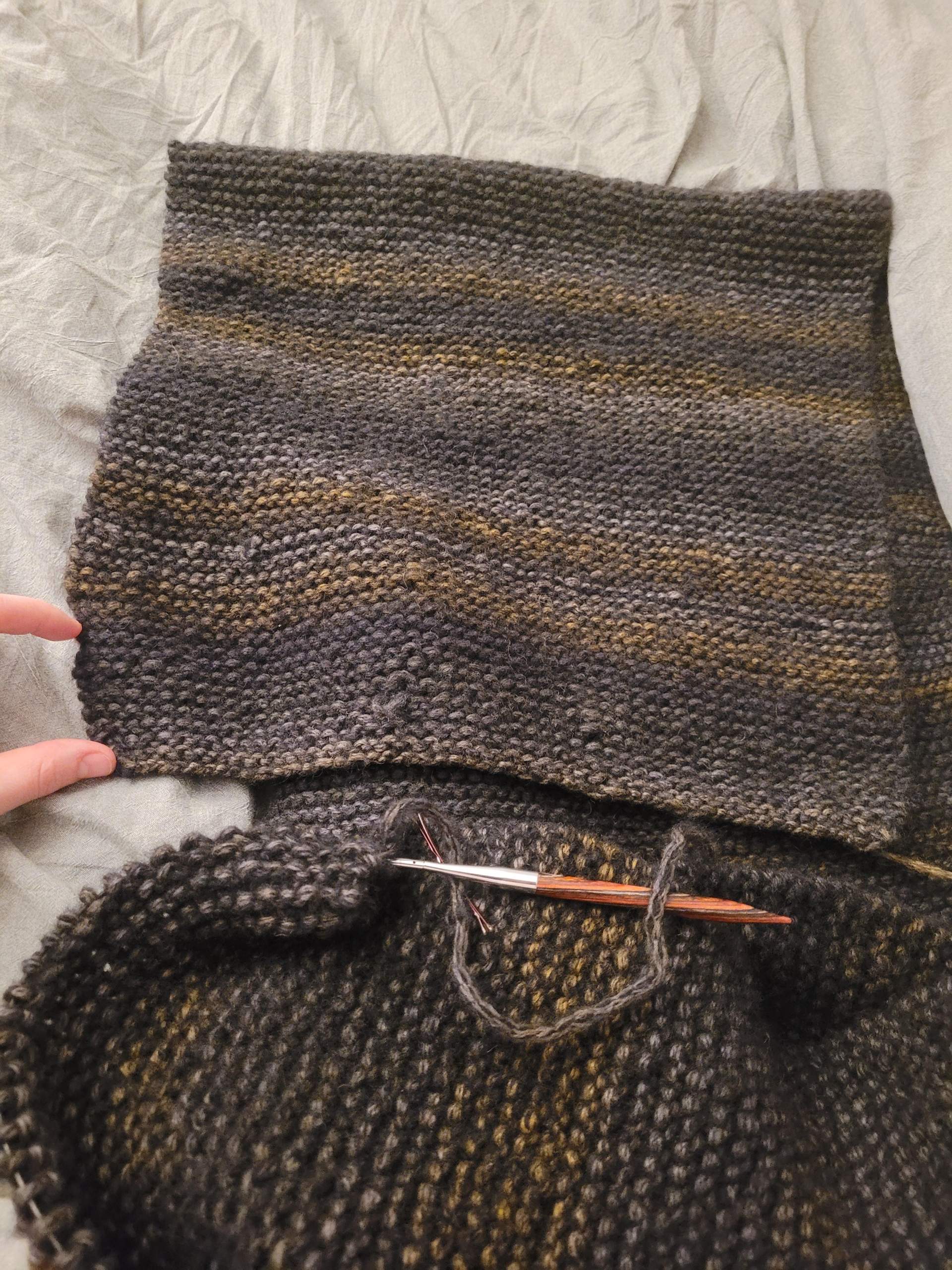Stricken Reihen wegnehmen? (Handarbeit, Strickanleitung, Crochet)