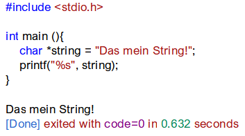 Strings in C? (Computer, programmieren, C (Programmiersprache))