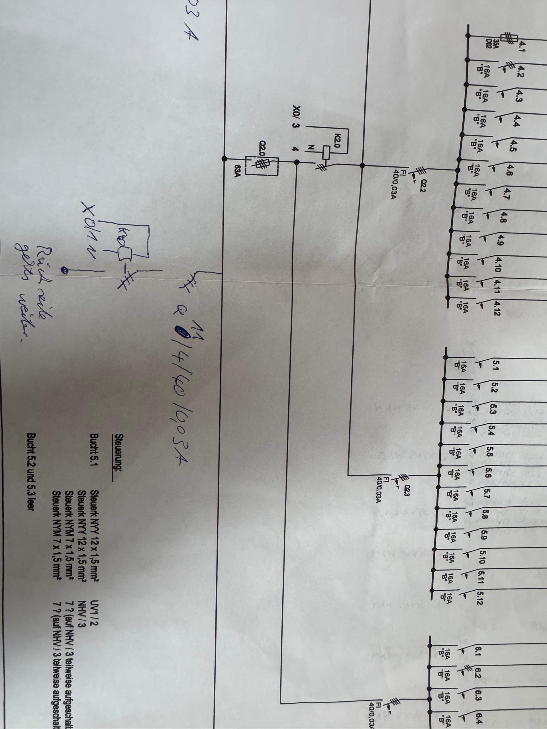 Stromlaufplan richtig lesen und besser verstehen? (Strom, Elektrotechnik, Kabel)