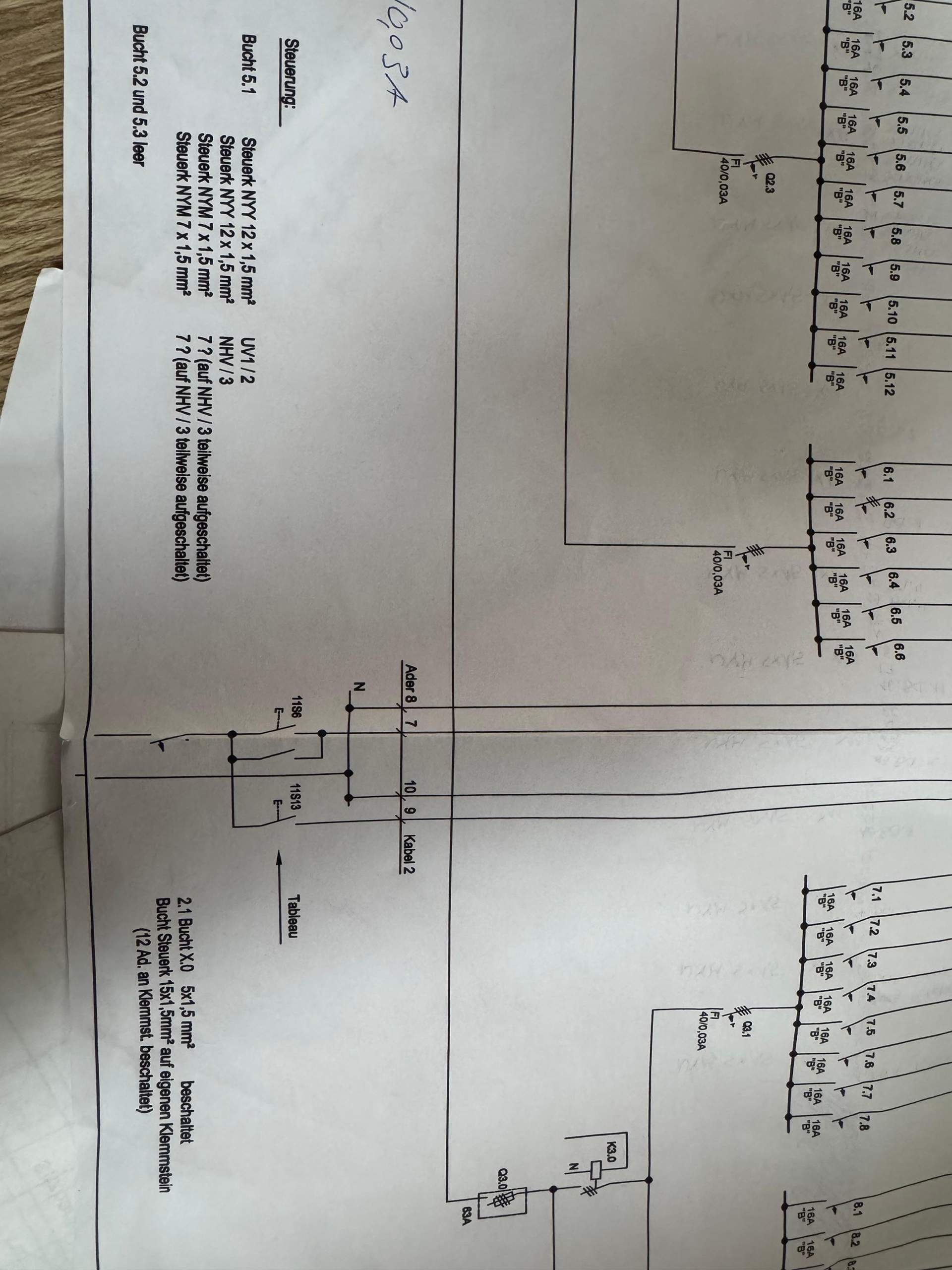 Stromlaufplan richtig lesen und besser verstehen? (Strom, Elektrotechnik, Kabel)