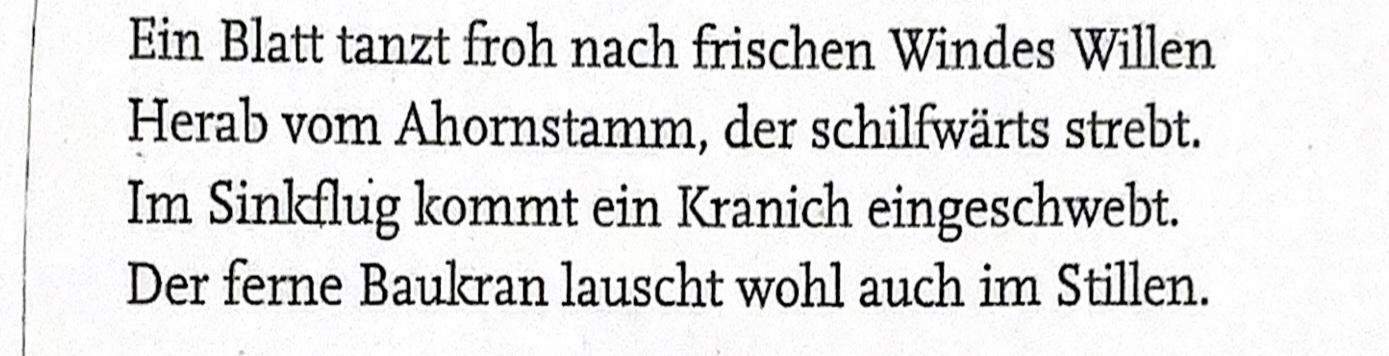 Strophe? (Deutsch, Gedicht)